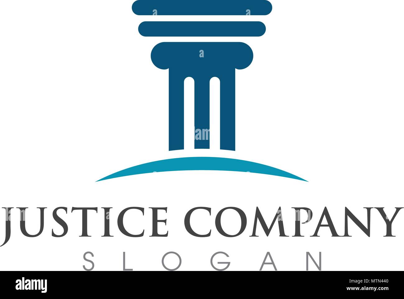 justice law Logo Template vector illsutration design Stock Vector Image ...
