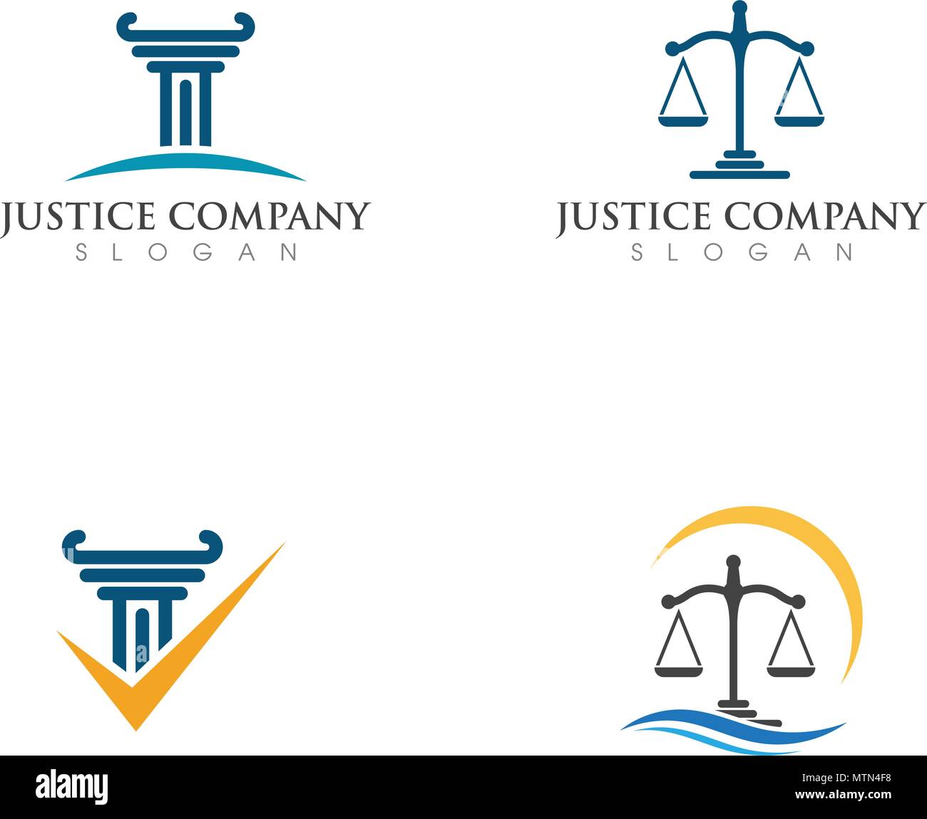 justice law Logo Template vector illsutration design Stock Vector Image ...