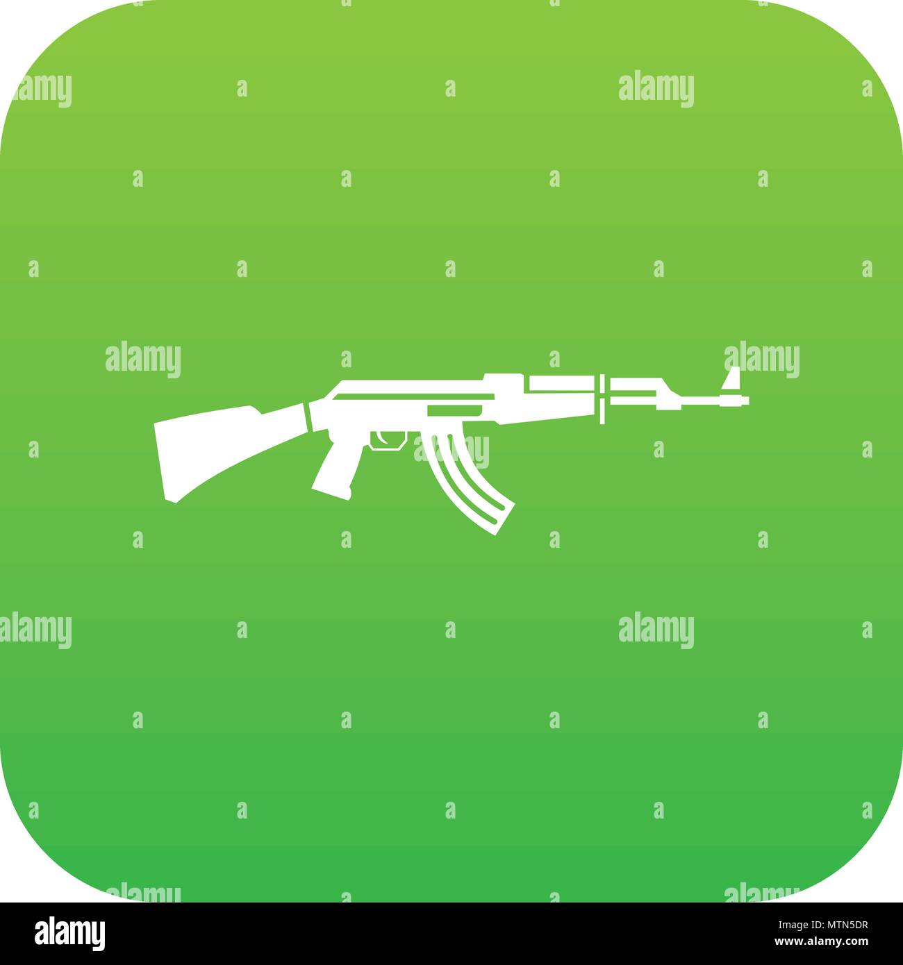 Military rifle icon digital green Stock Vector Image & Art - Alamy