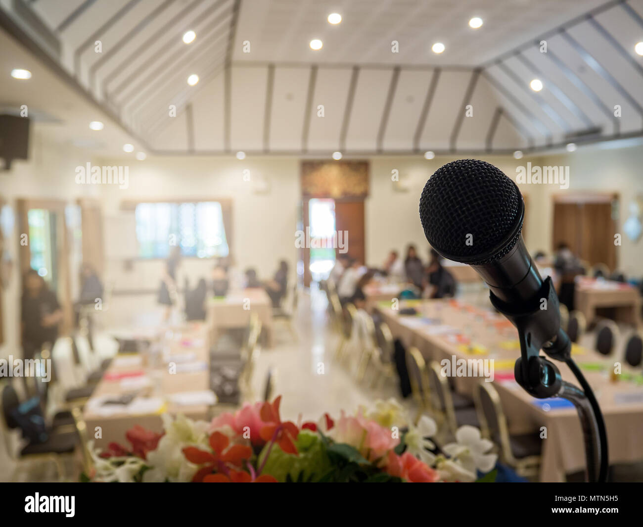 Microphone closeup chair hi-res stock photography and images - Alamy