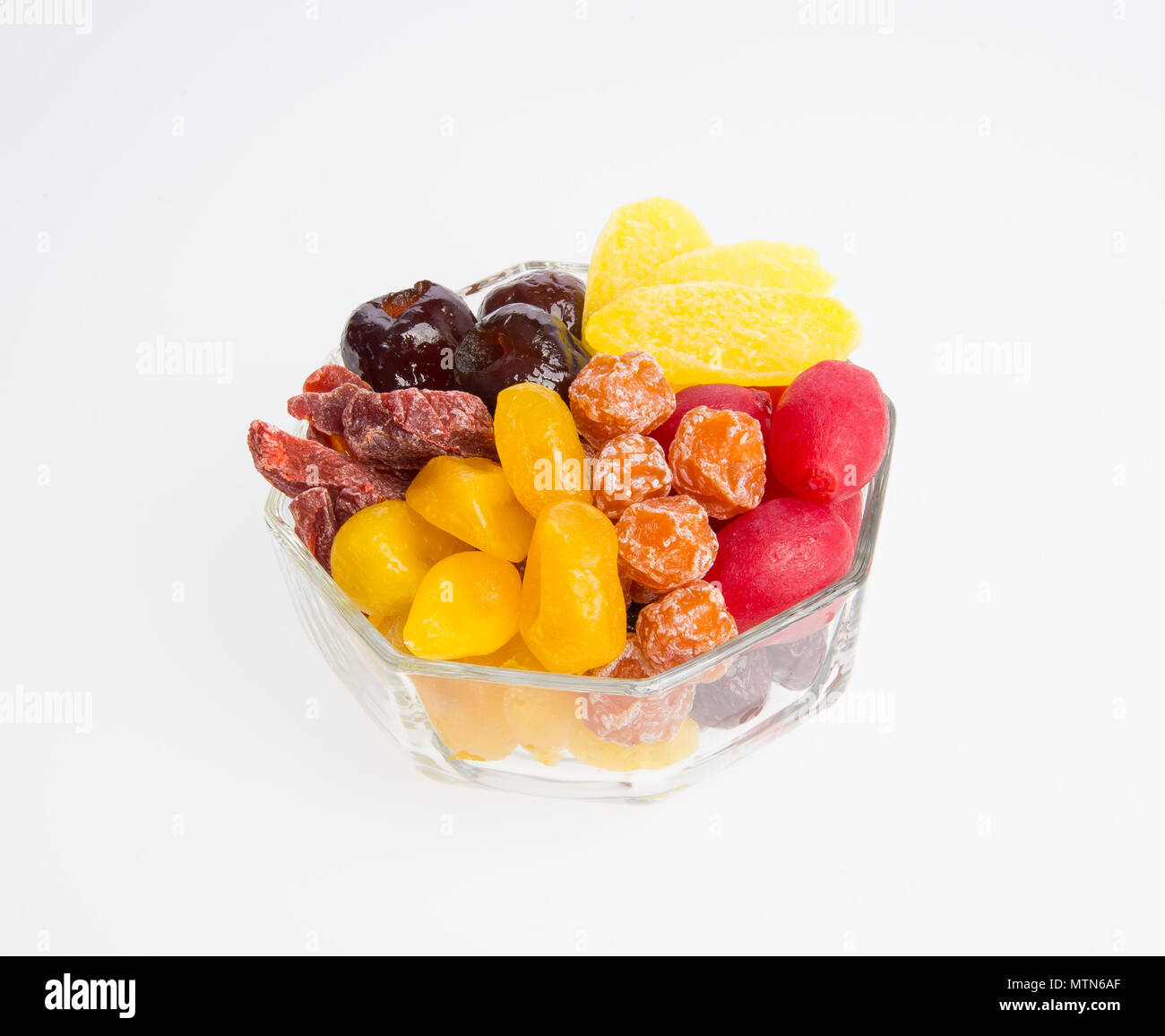 preserved fruits or mix preserved fruits on the background Stock Photo ...