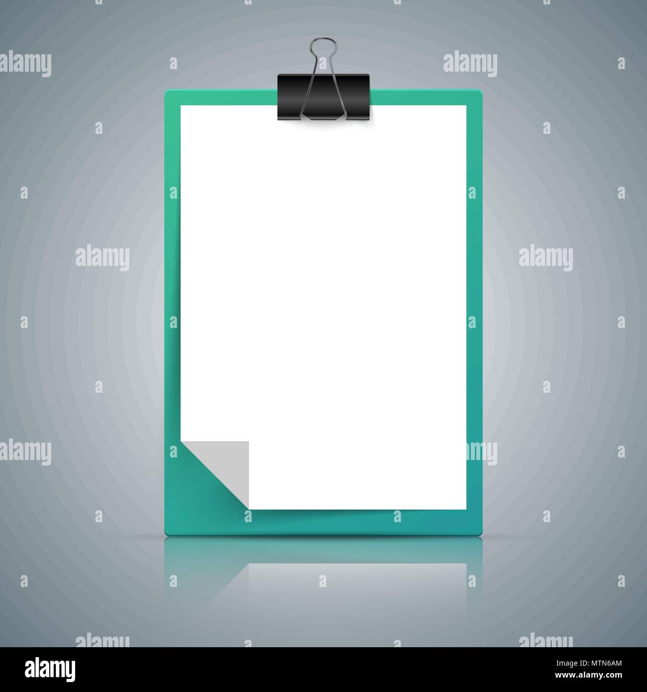 A4 paper paperclip Stock Vector Images - Alamy