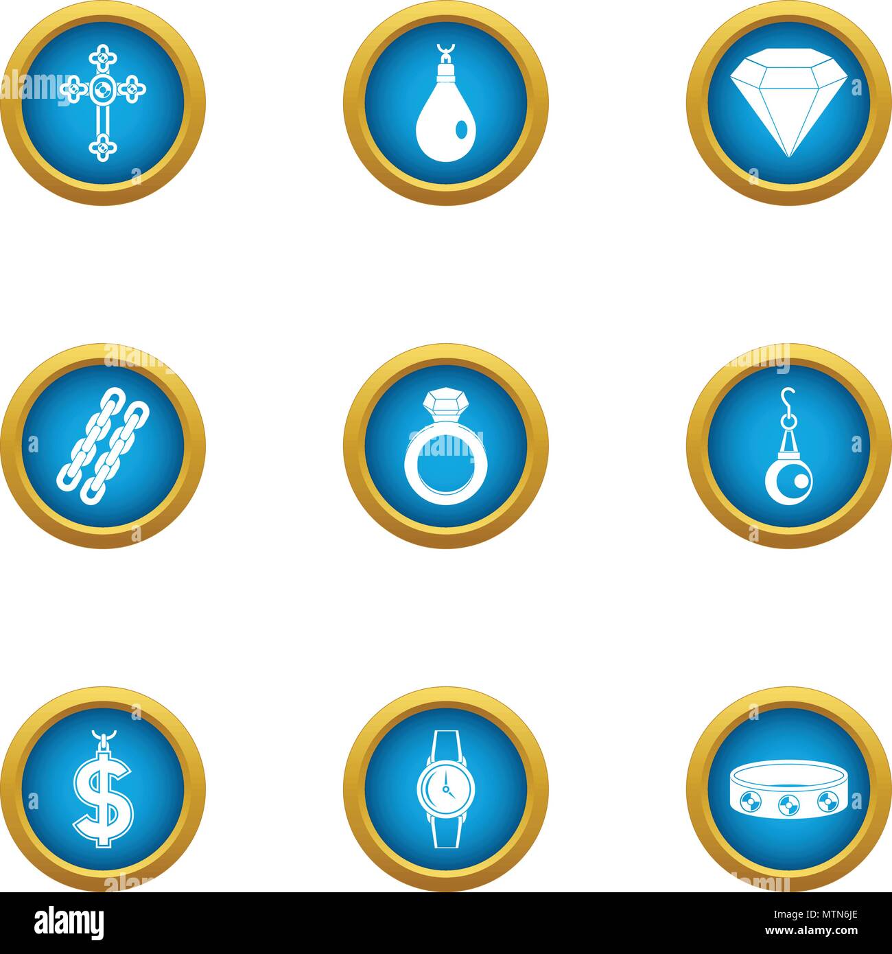Brink icons set, flat style Stock Vector Image & Art - Alamy