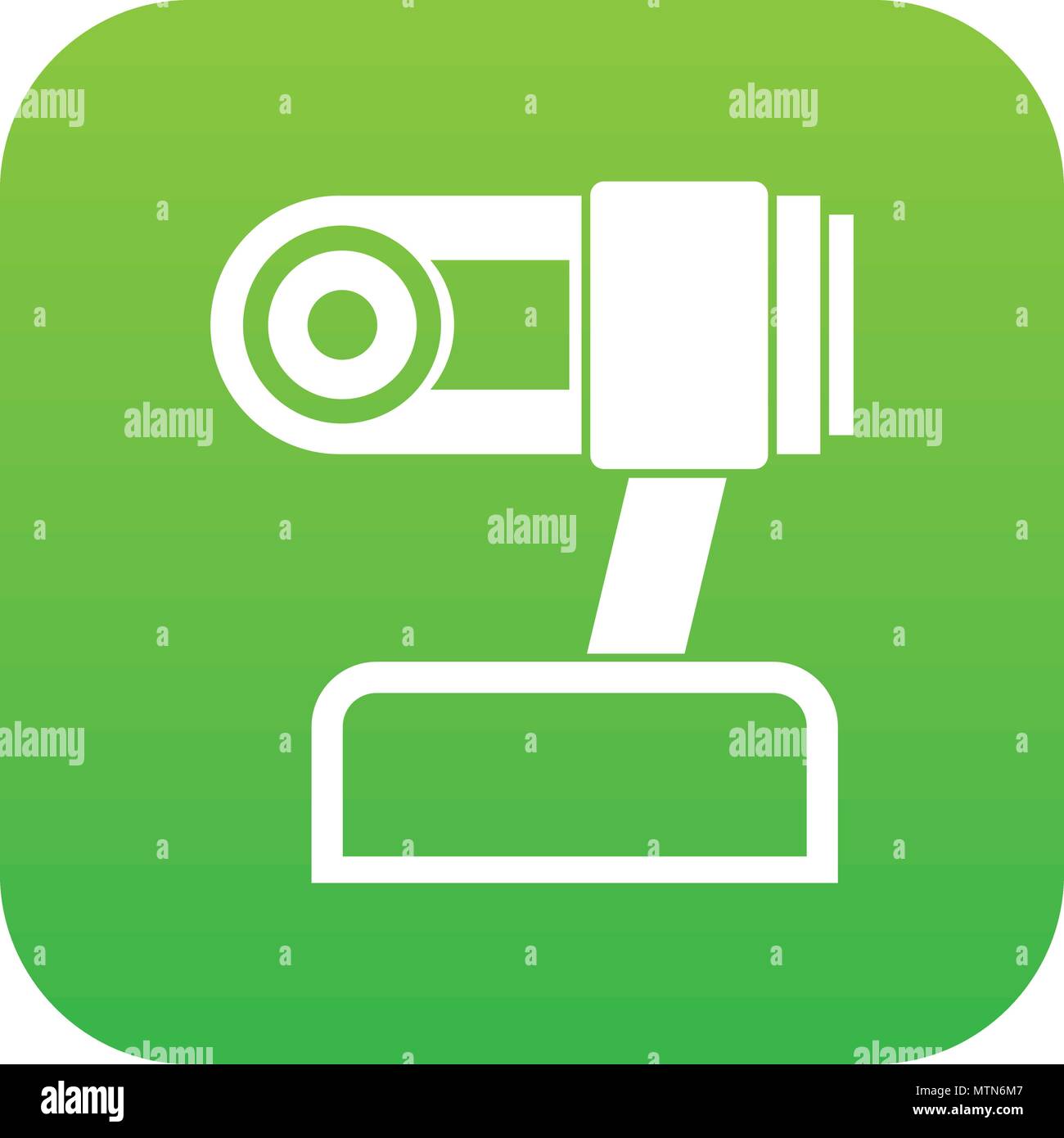 Green video chat conference icon hi-res stock photography and images ...