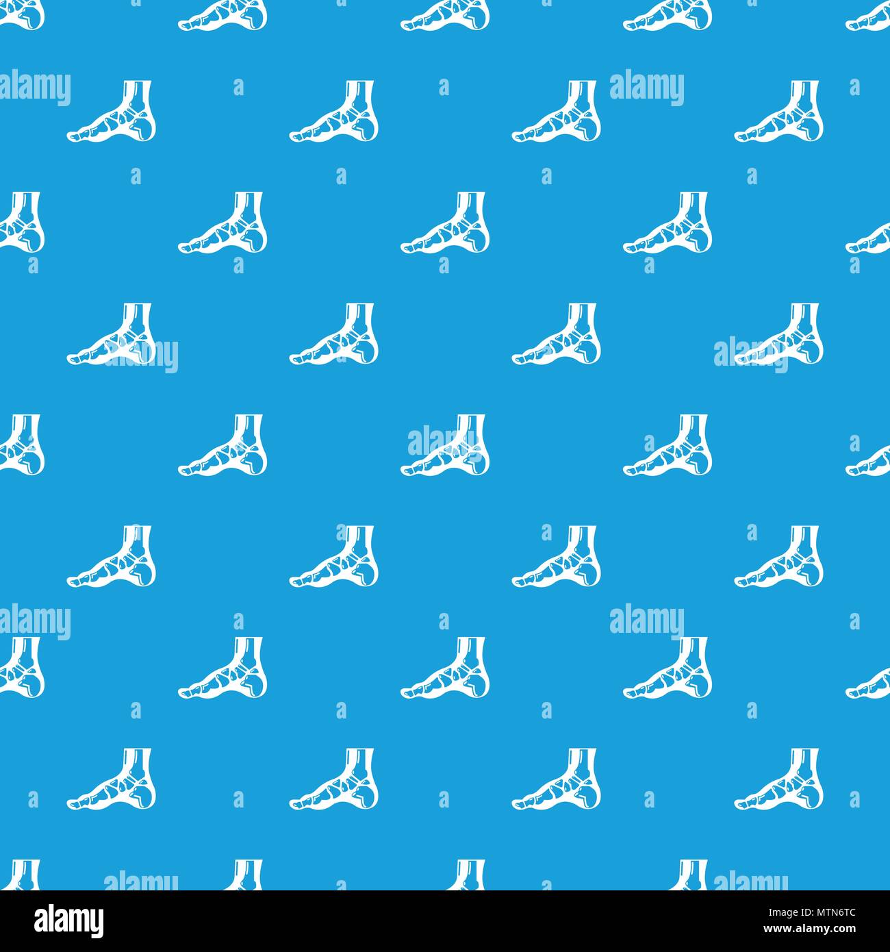Xray of foot pattern vector seamless blue Stock Vector Image & Art - Alamy