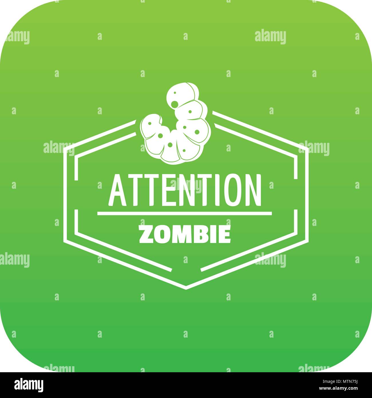 Zombie outbreak poster hi-res stock photography and images - Alamy