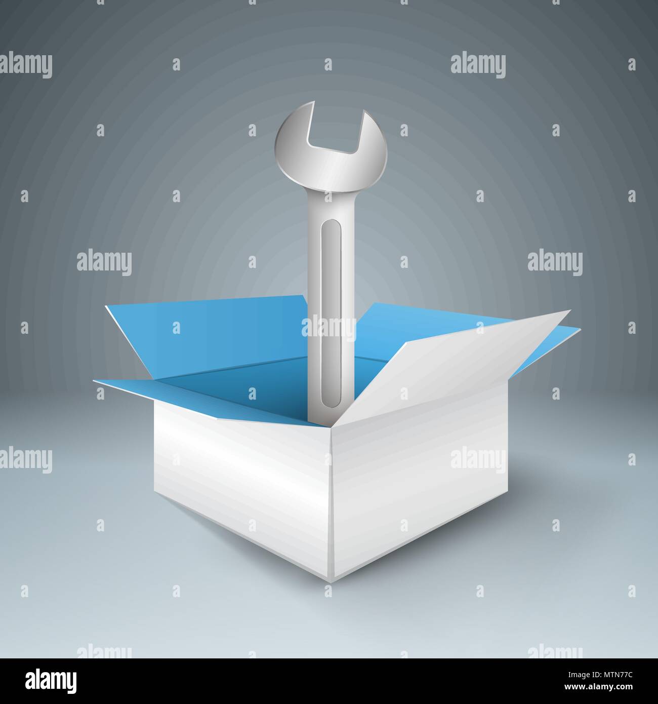 Mechanical boxes Stock Vector Images - Alamy