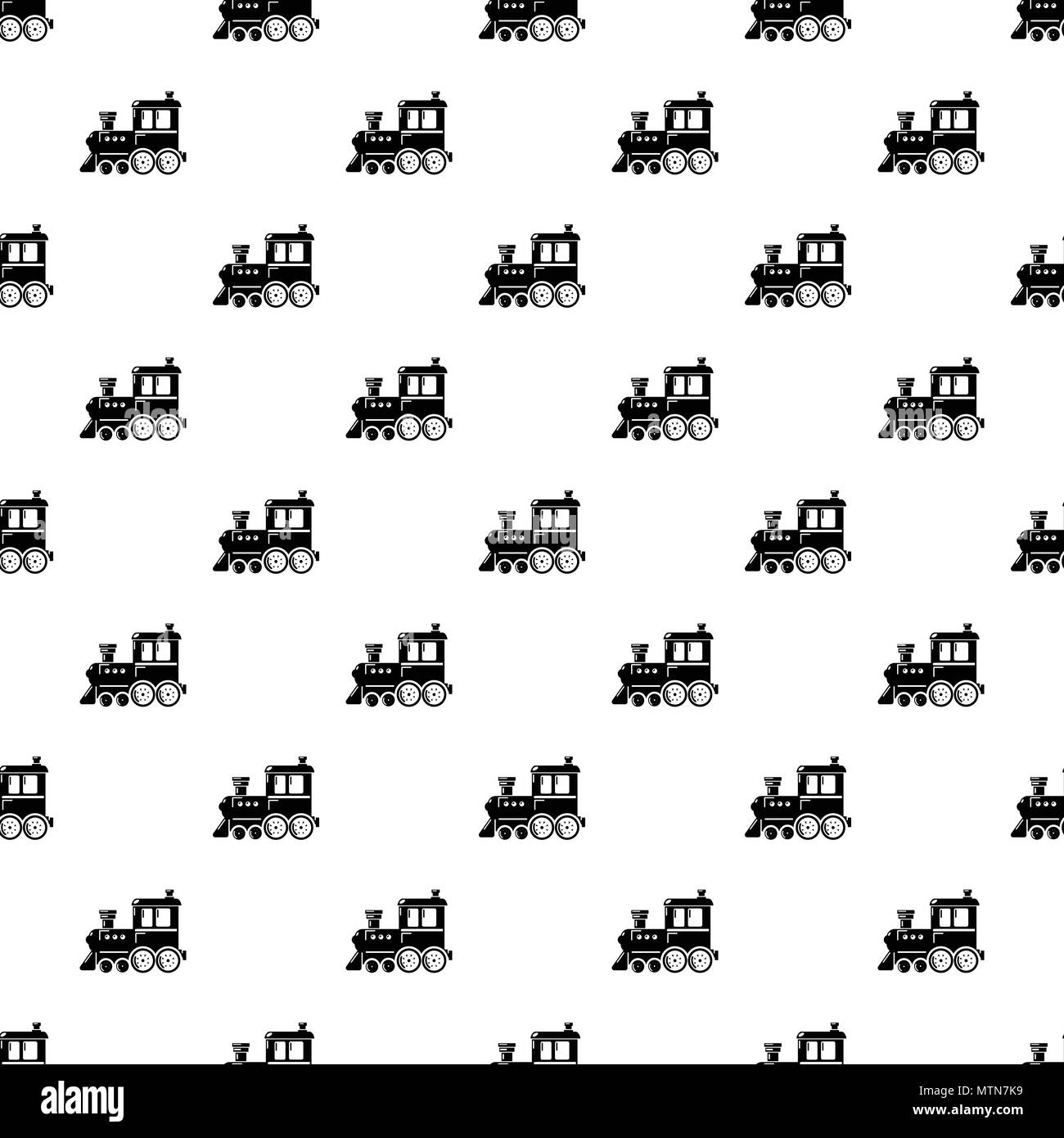 Locomotive pattern vector seamless Stock Vector Image & Art - Alamy