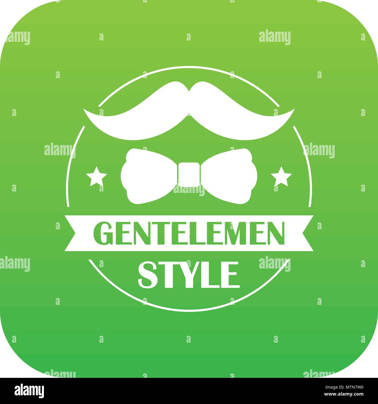 Gentlemen style icon green vector Stock Vector Image & Art - Alamy