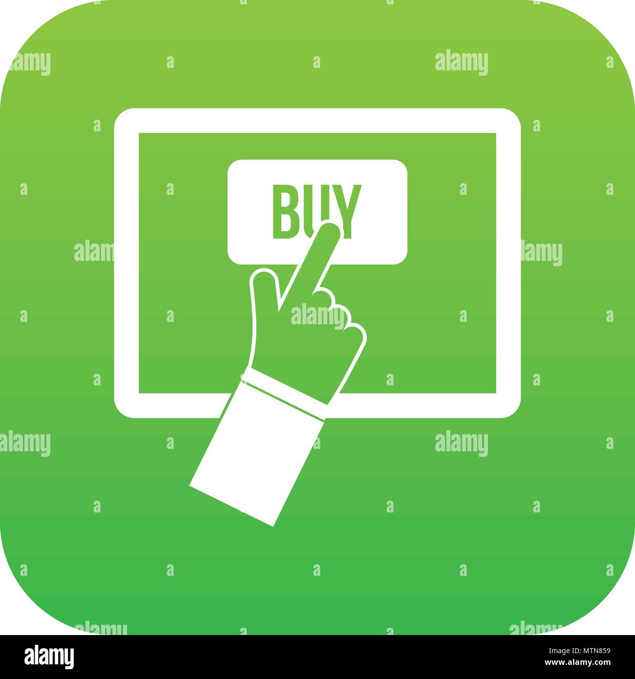 Online shopping icon digital green Stock Vector Image & Art - Alamy