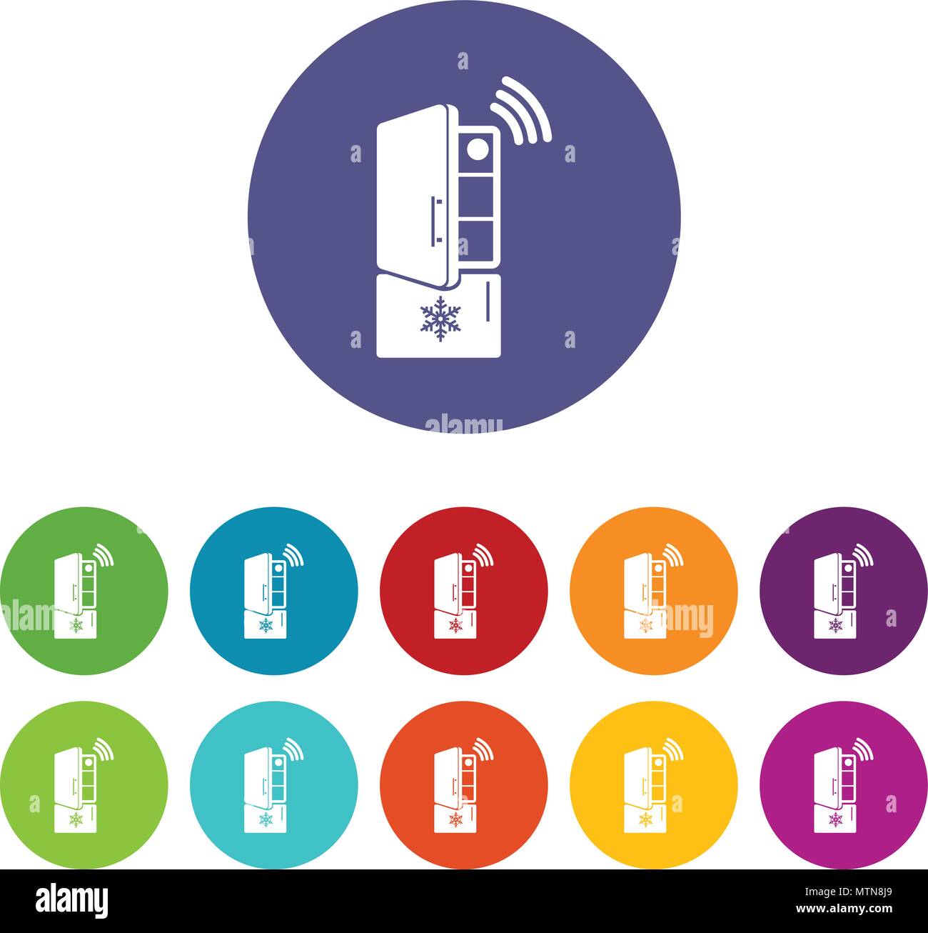 Do not eat note fridge Stock Vector Images - Alamy