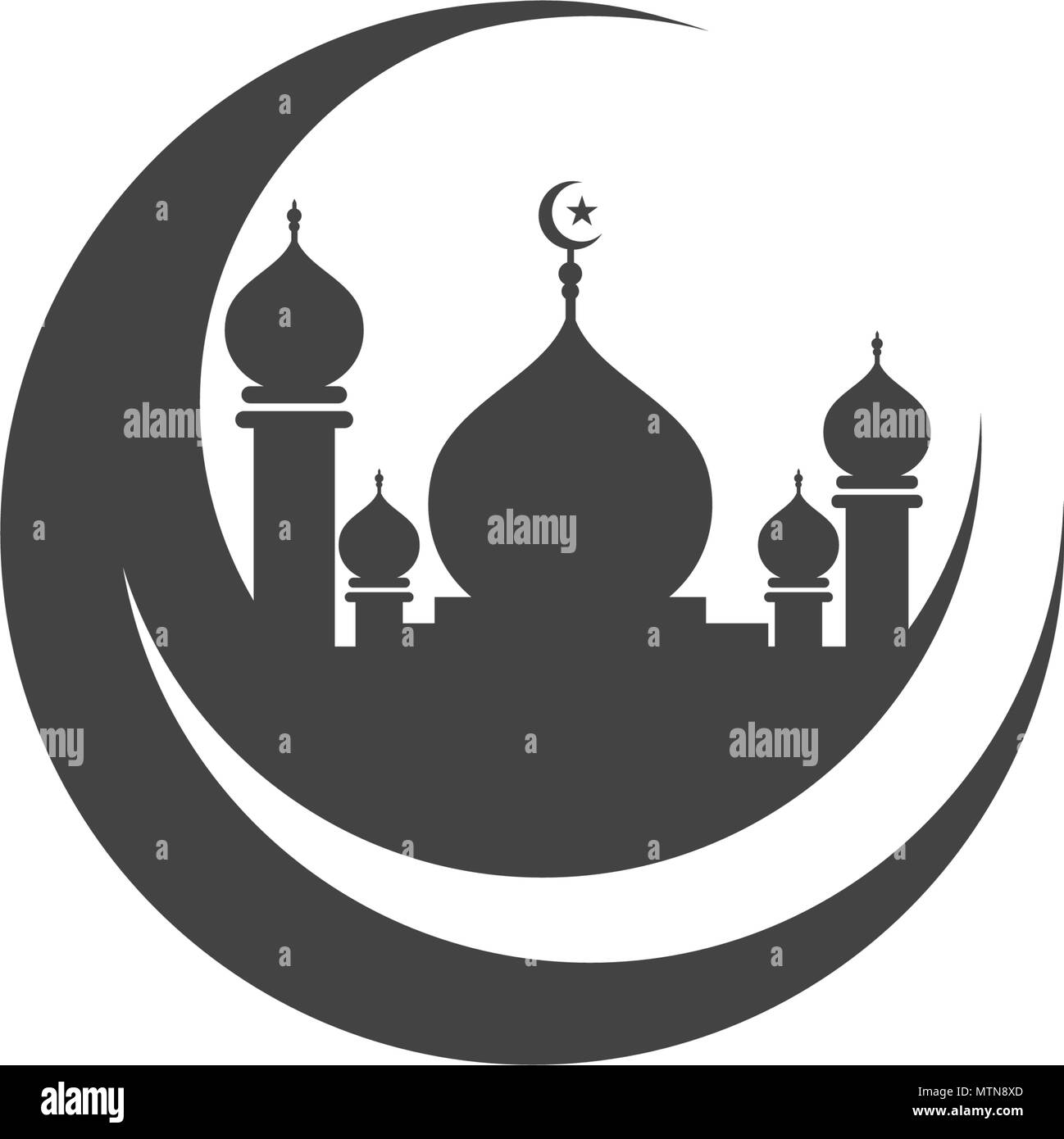 Mosque logo vector vectors hi-res stock photography and images - Alamy