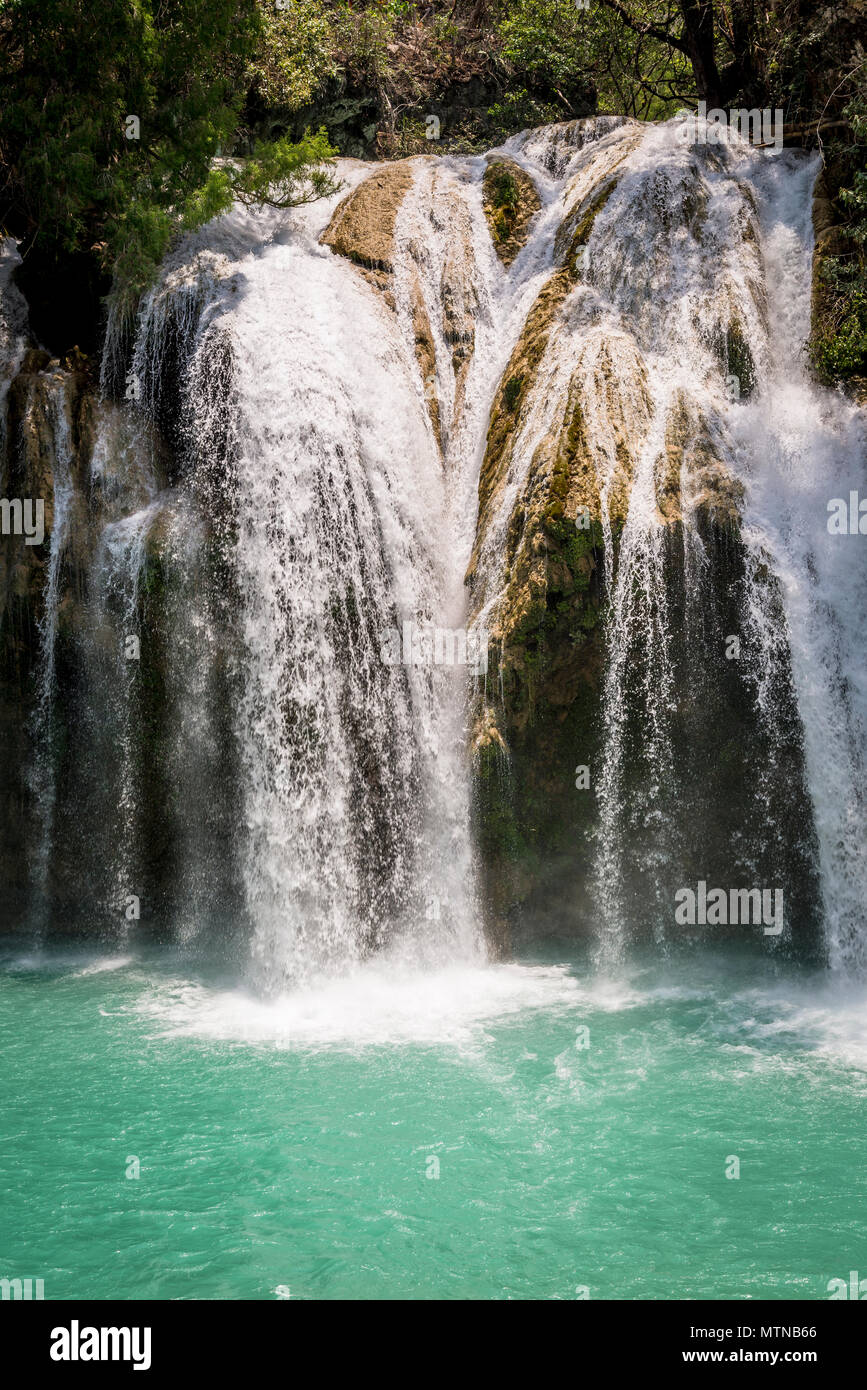 Chiflon Waterfall, Cascada El Supiro, Chiapas, Mexico Stock Photo - Alamy