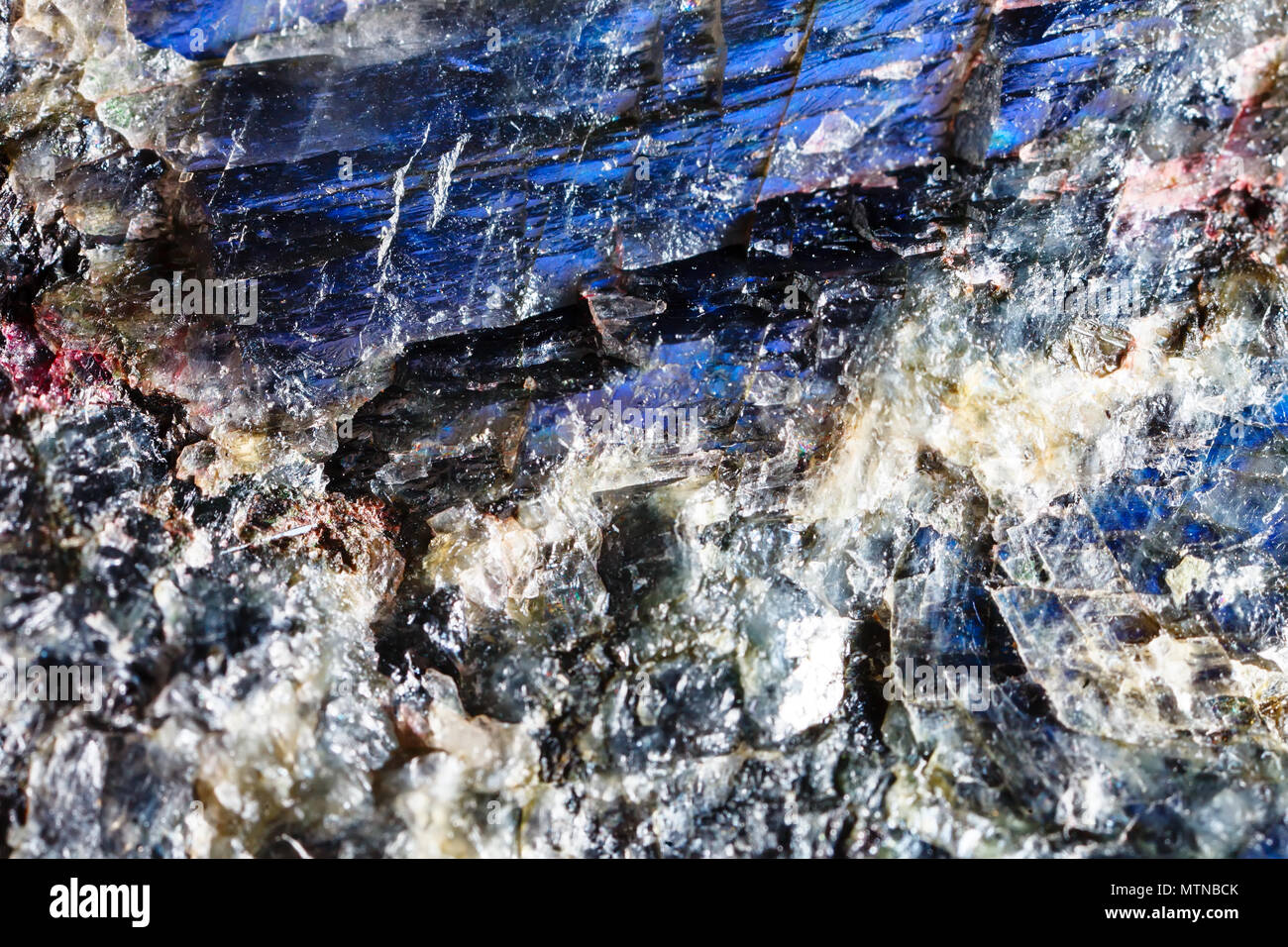 Mineral Labrador. The texture of the mineral. Macro shooting of natural ...