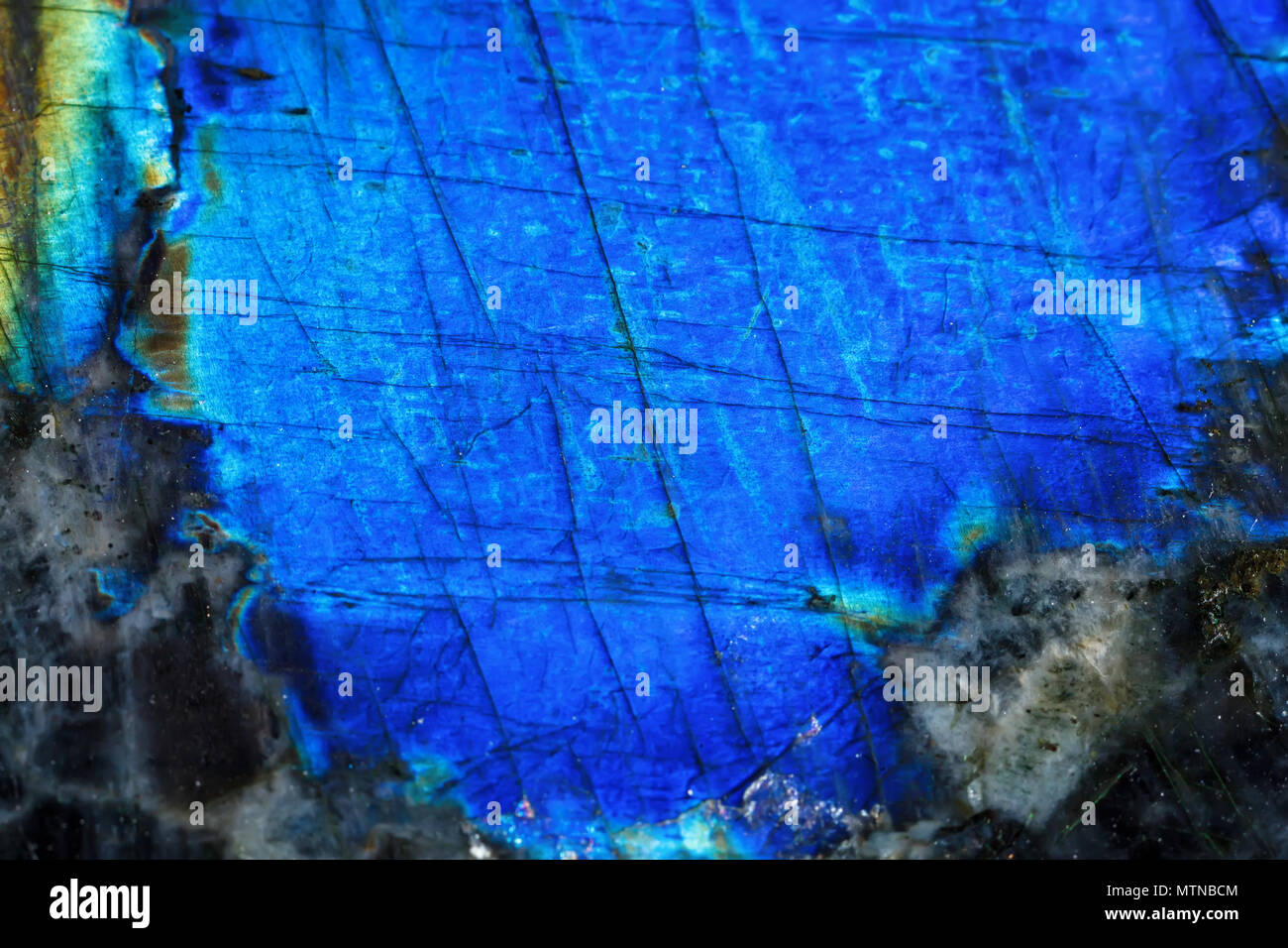 Mineral Labrador. The texture of the mineral. Macro shooting of natural ...