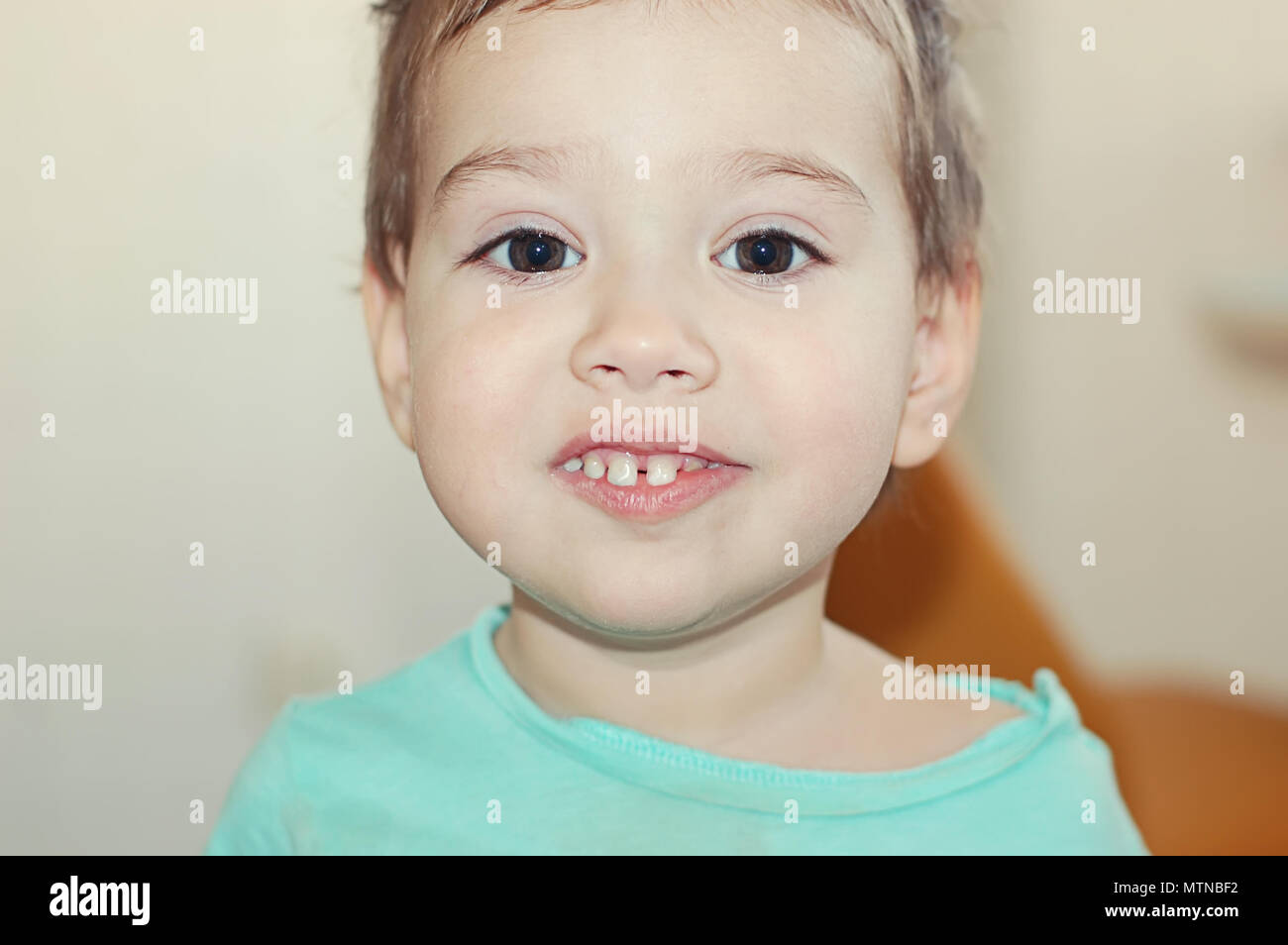 child, boy smiling portrait, close-up Stock Photo - Alamy