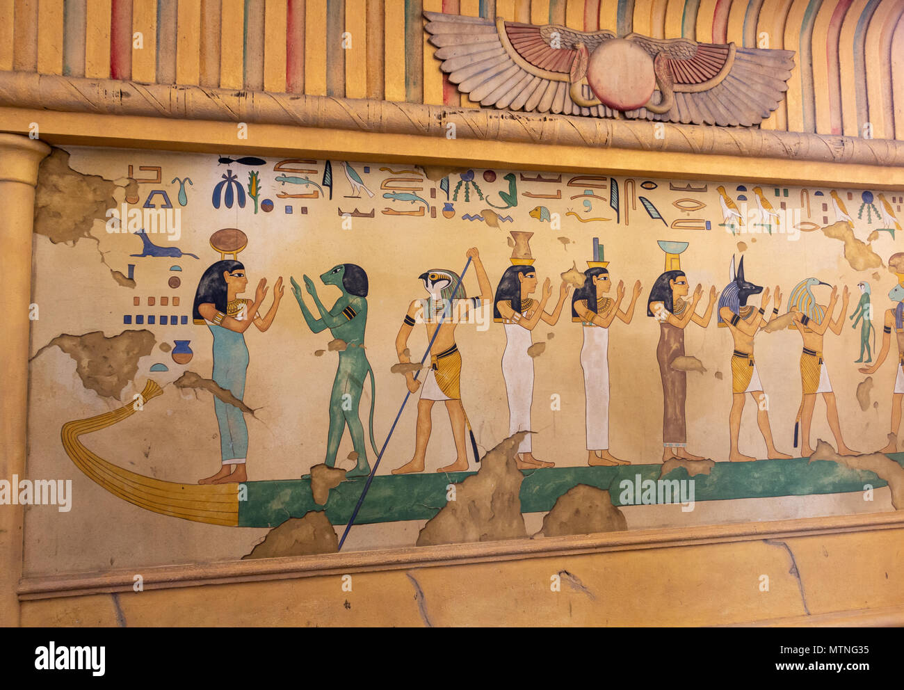 Egyptian Mural High Resolution Stock Photography and Images - Alamy