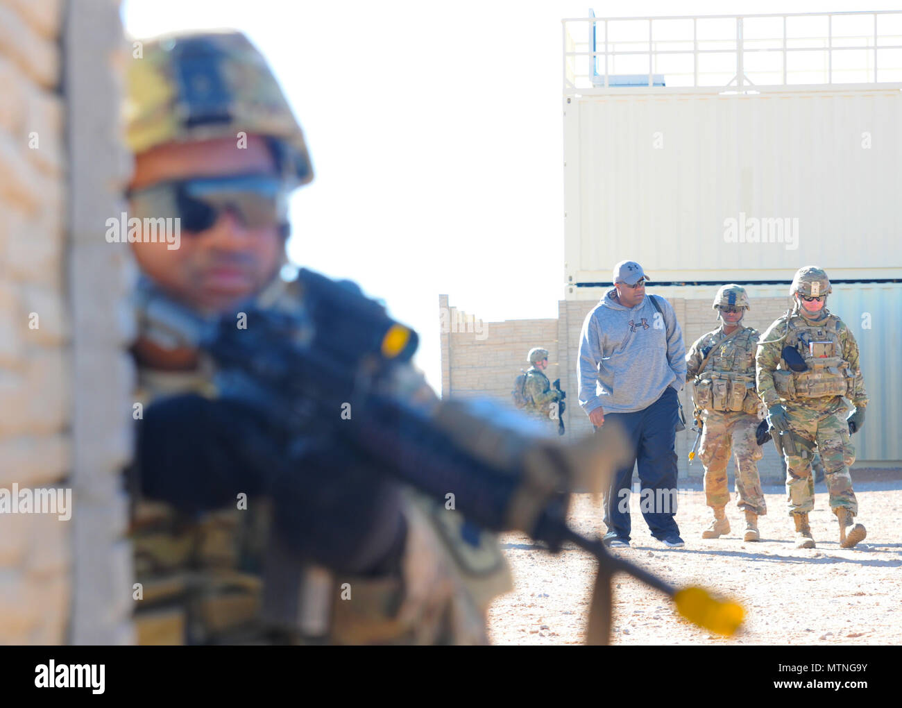 Camp McGregor, Fort Bliss, TX—Delta Company (D Co.), 1st Battalion 153 ...