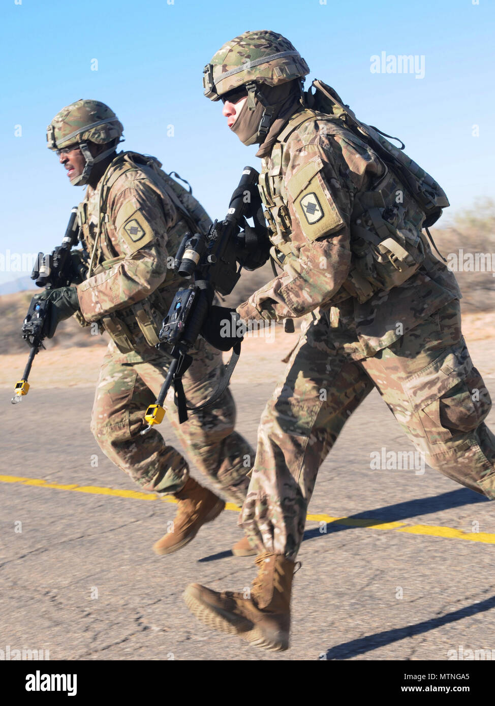 Camp McGregor, Fort Bliss, TX—Delta Company (D Co.), 1st Battalion 153 ...