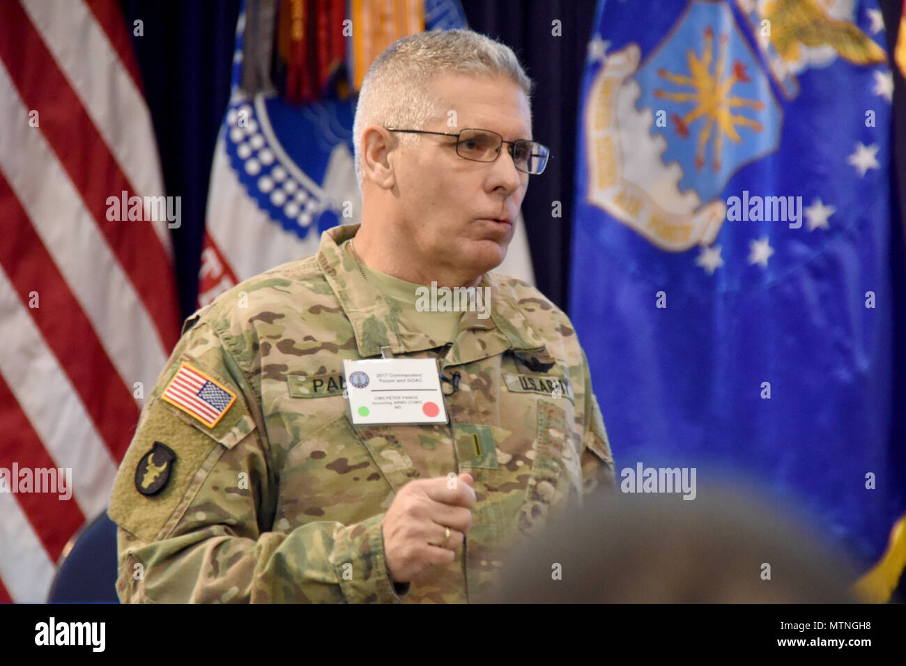 Chief Warrant Officer 5 Peter T. Panos, Command Chief of the National ...
