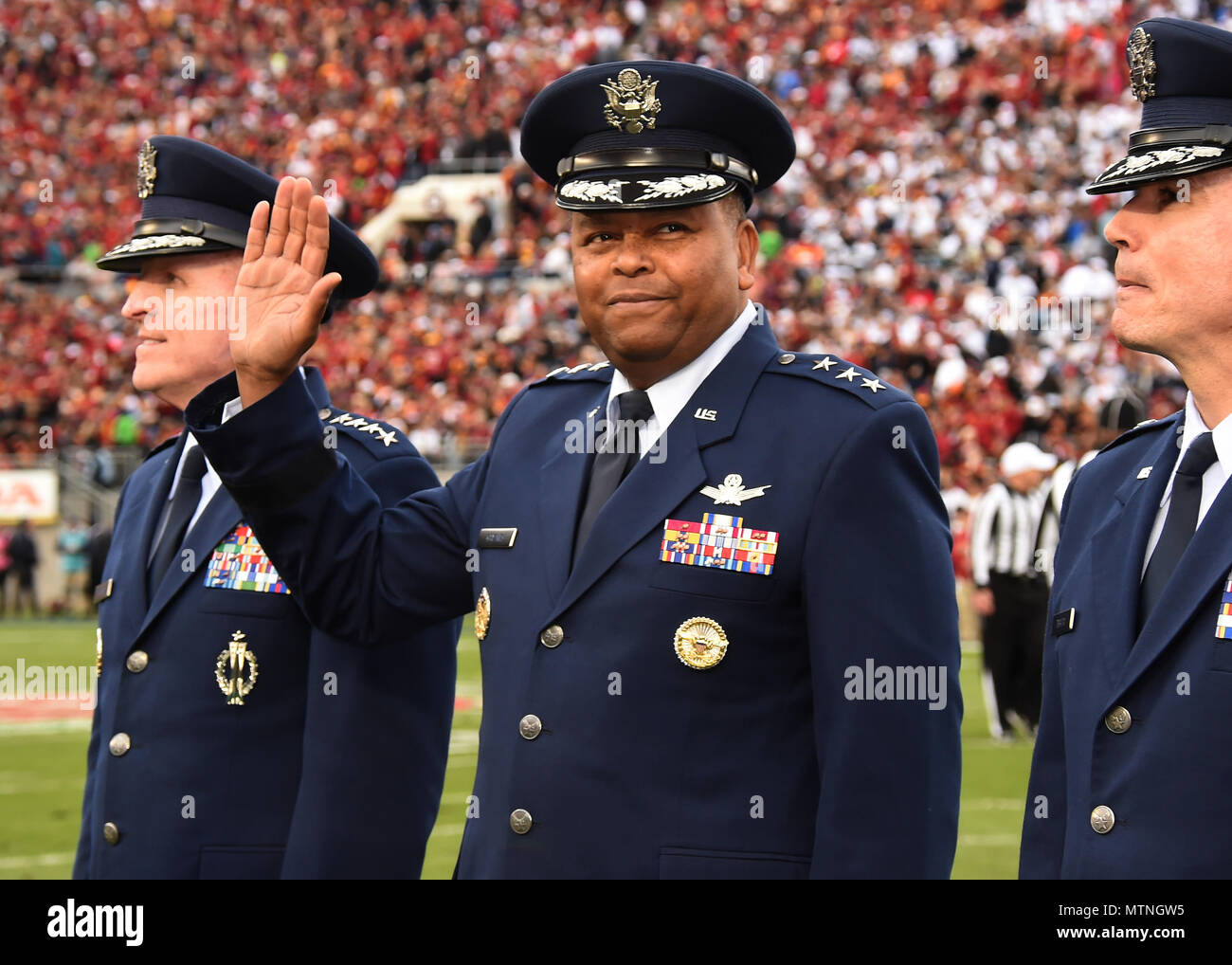 U.S. Air Force Lt Gen. Samuel Greaves, commander of the Space and ...