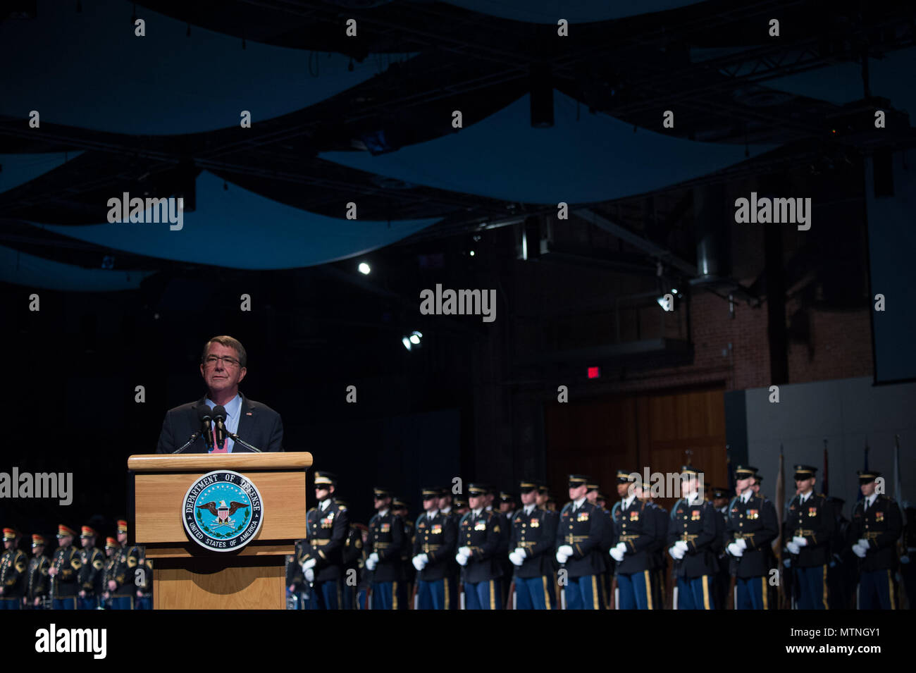 The Honorable Ashton B. Carter, speaks at his Armed Forces Farewell ...