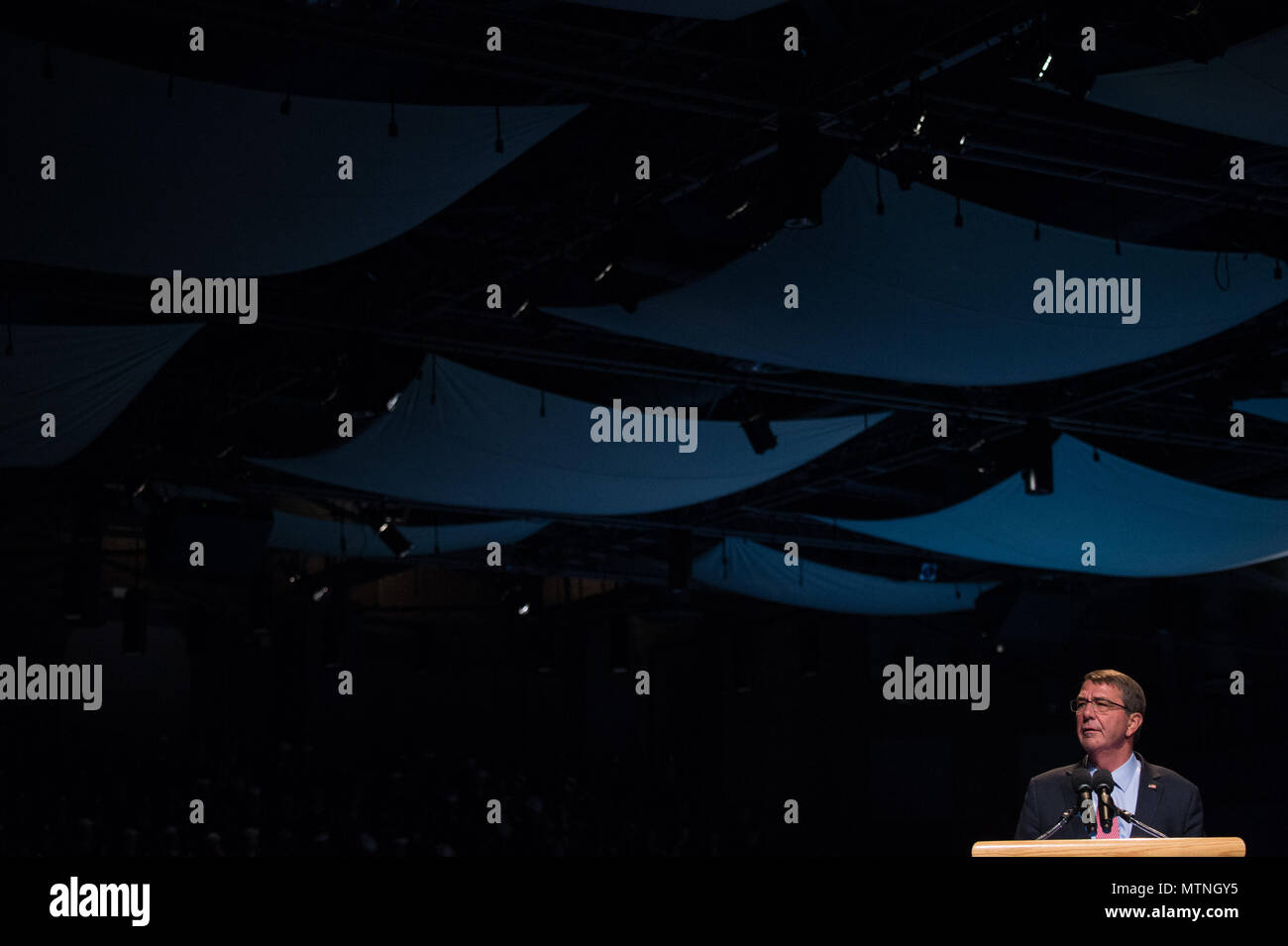 The Honorable Ashton B. Carter, speaks at his Armed Forces Farewell ...