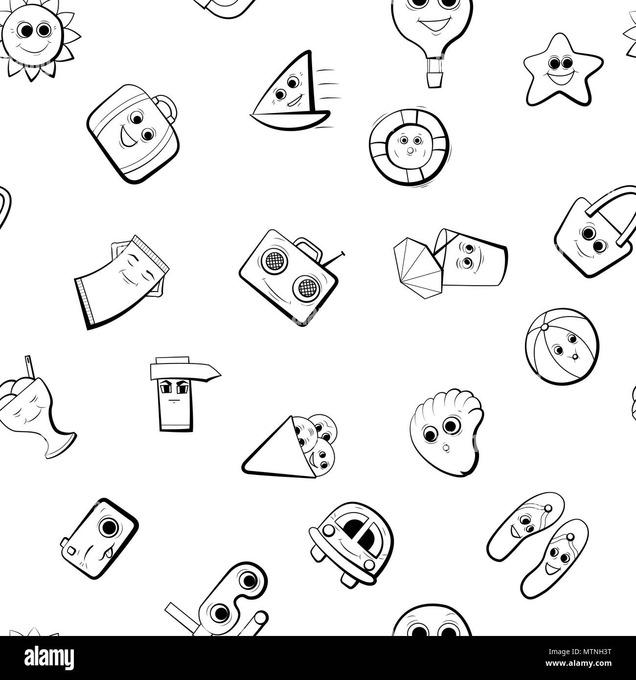 Relax holiday sunshine Stock Vector Images - Alamy