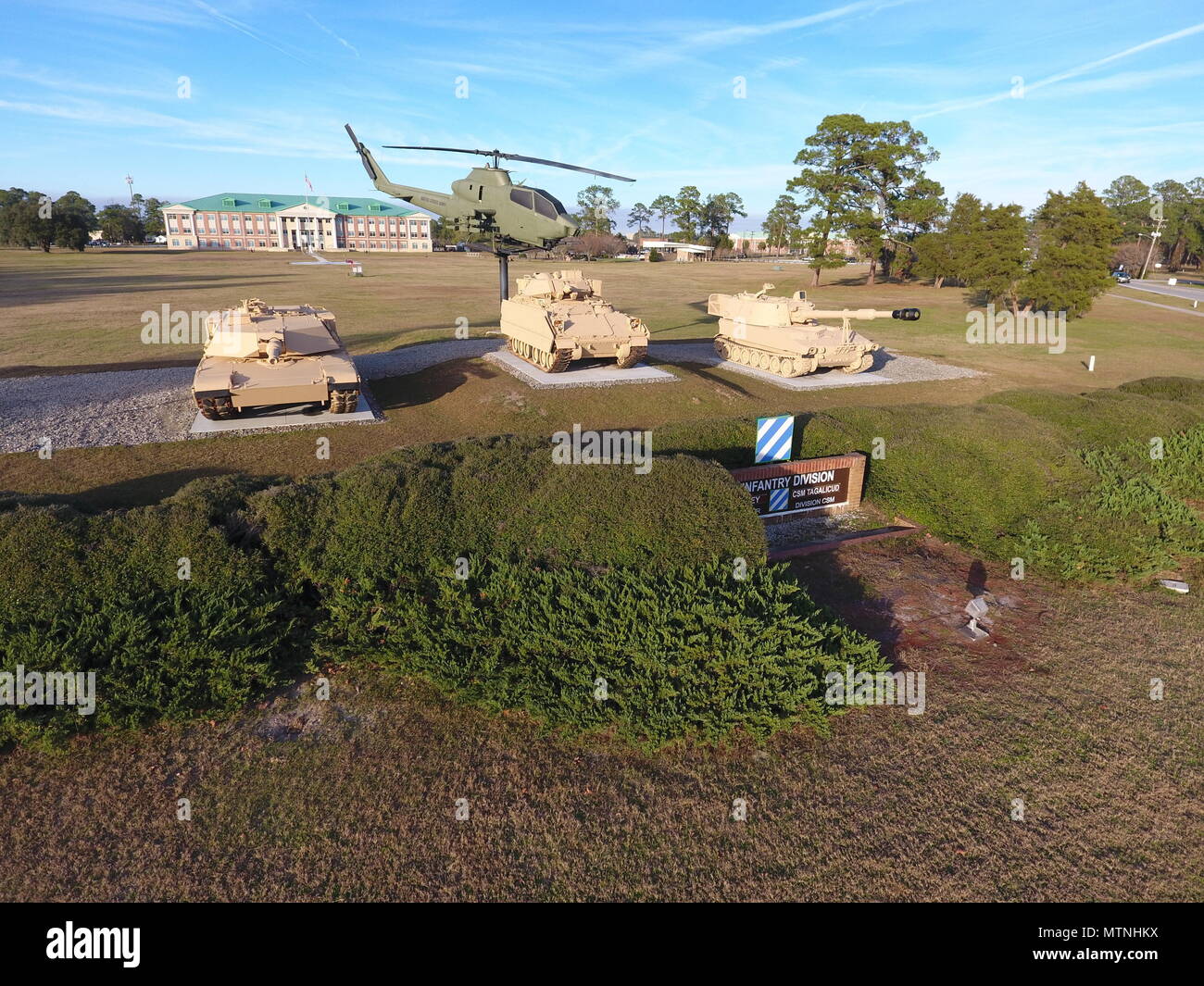 3rd Infantry Division headquarters at Fort Stewart, Georgia, January 6 ...