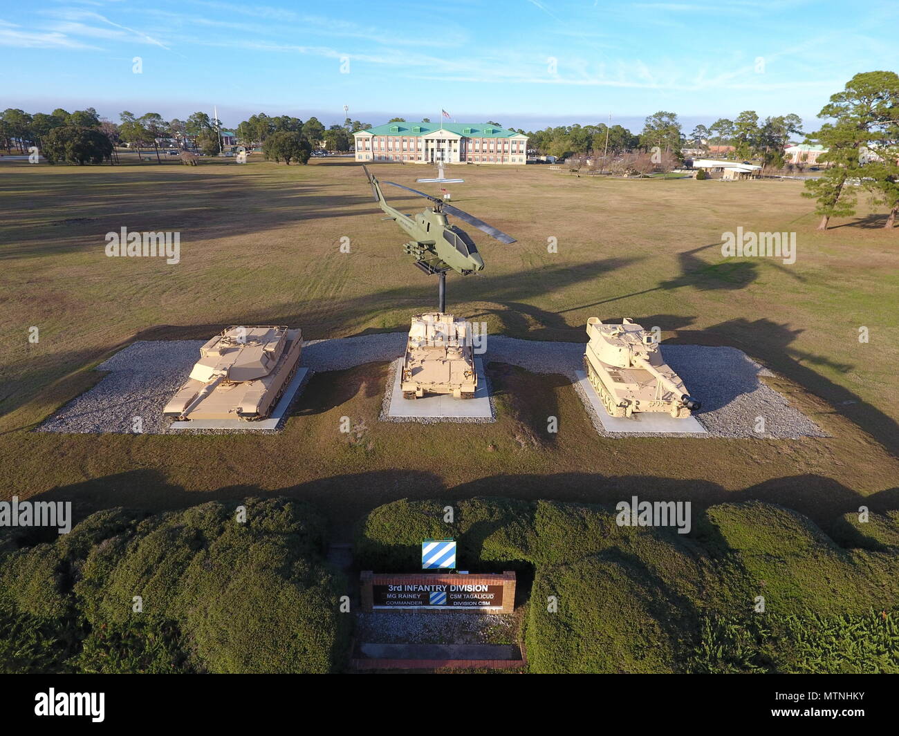 3rd Infantry Division headquarters at Fort Stewart, Georgia, January 6 ...