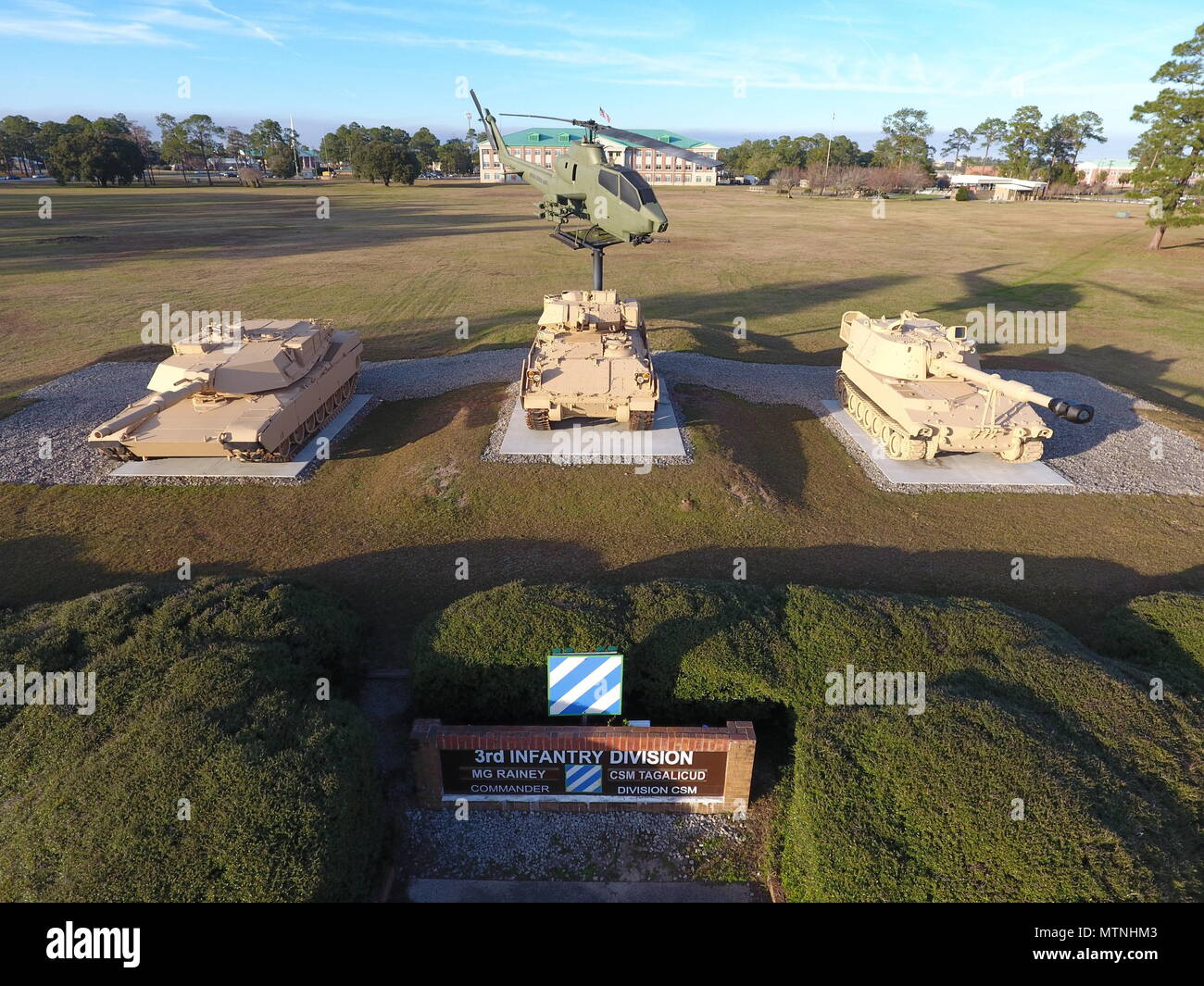 3rd Infantry Division headquarters at Fort Stewart, Georgia, January 6 ...