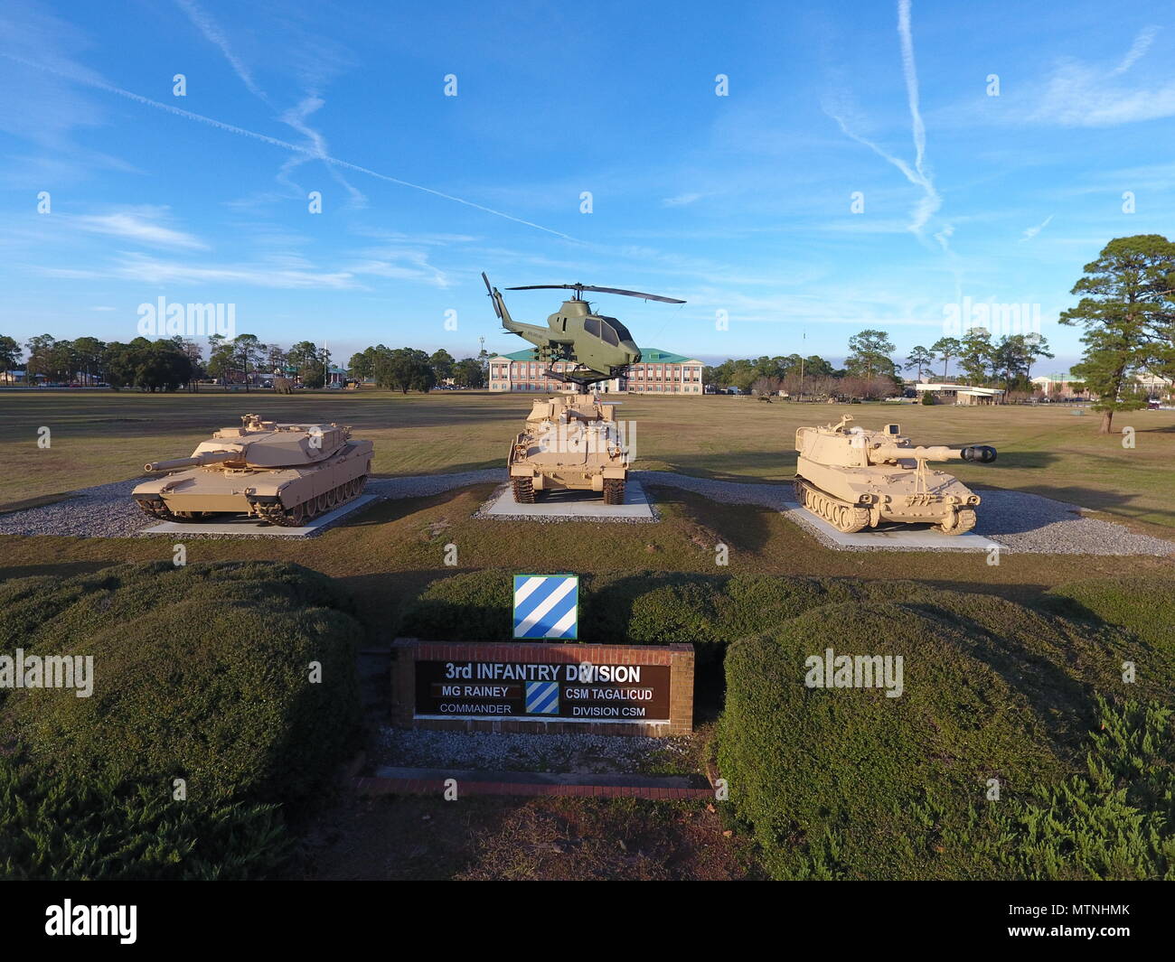 3rd Infantry Division headquarters at Fort Stewart, Georgia, January 6 ...