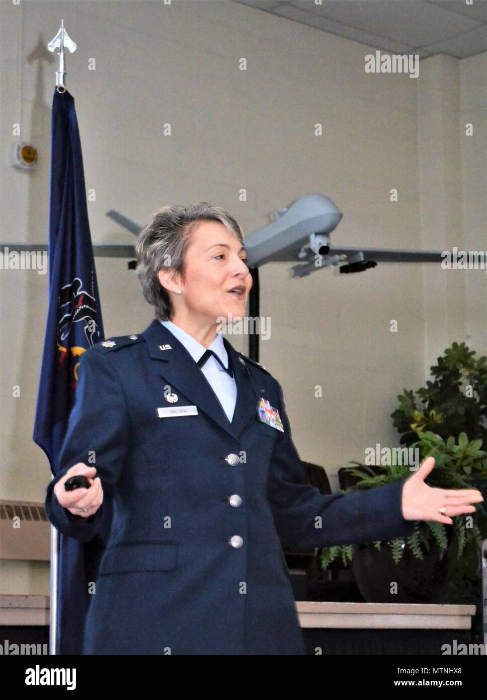 Lt. Col. Claudia Malone, 112th Cyberspace Operations Squadron commander ...