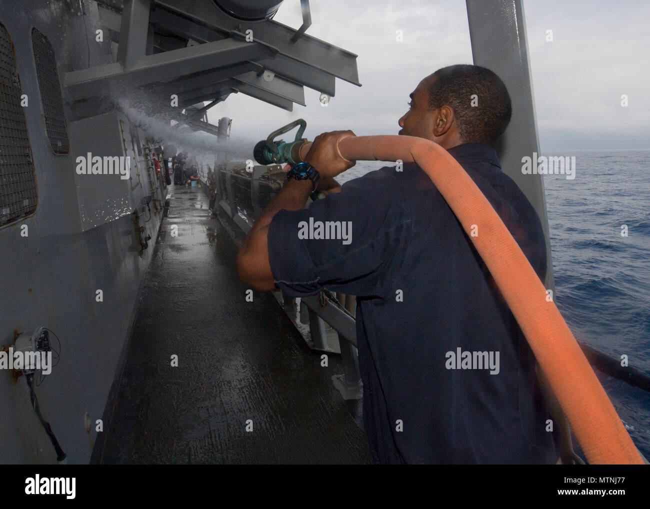 170107-N-KB426-060 SOUTH CHINA SEA (Jan. 7, 2017) Chief Boatswain's ...