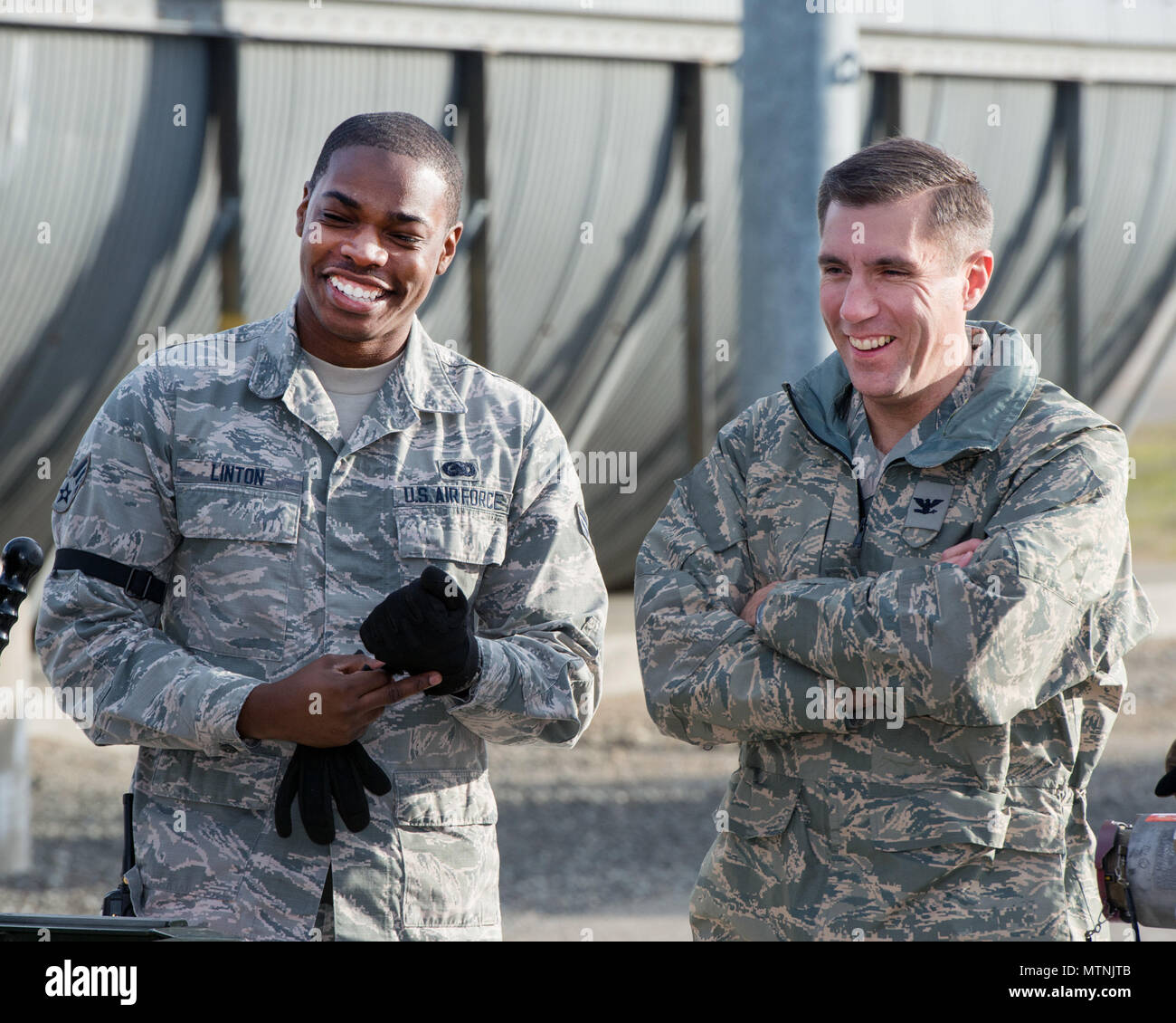 U.S. Air Force Senior Airman Kevan Linton with the 60th Logistics ...