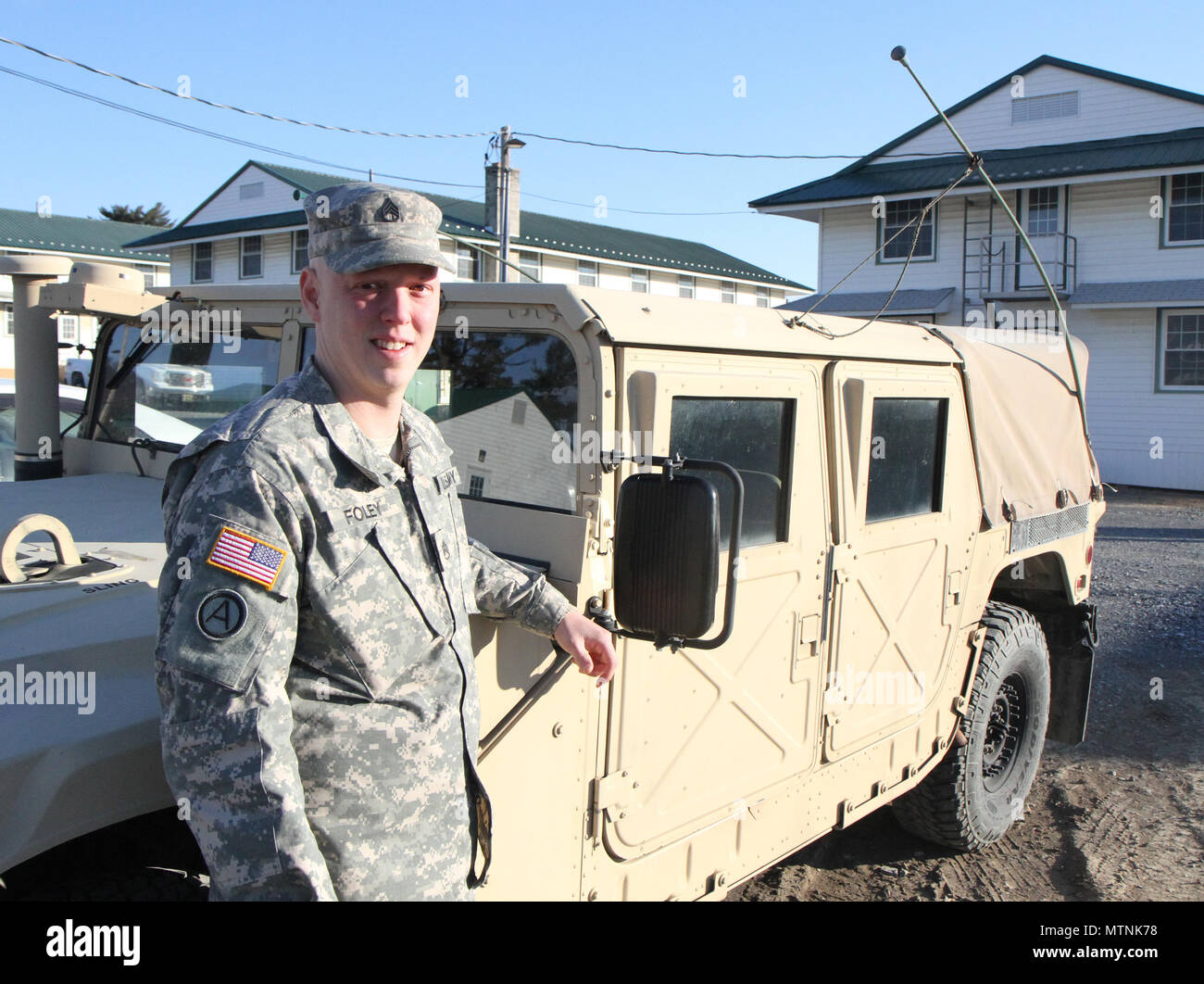 Staff Sgt. Sean Foley, a motor transport operator assigned to the ...