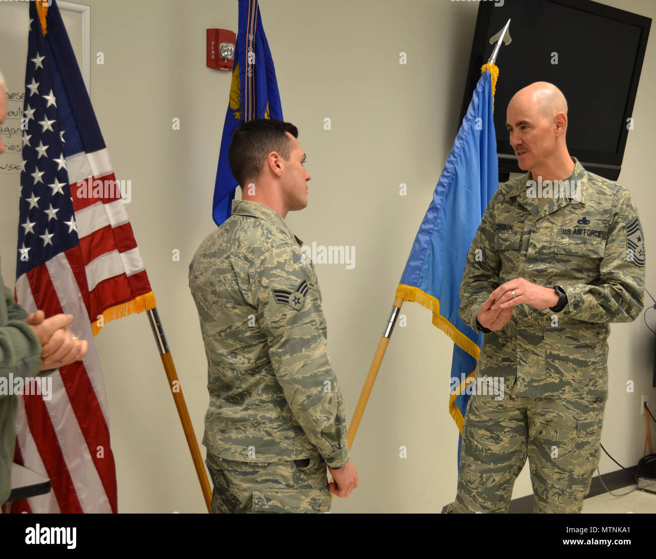 NEW CASTLE AIR NATIONAL GUARD BASE, Del.- Chief Master Sgt. Ronald C ...