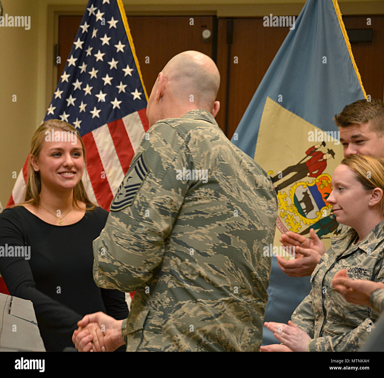 NEW CASTLE AIR NATIONAL GUARD BASE, Del.- Chief Master Sgt. Ronald C ...