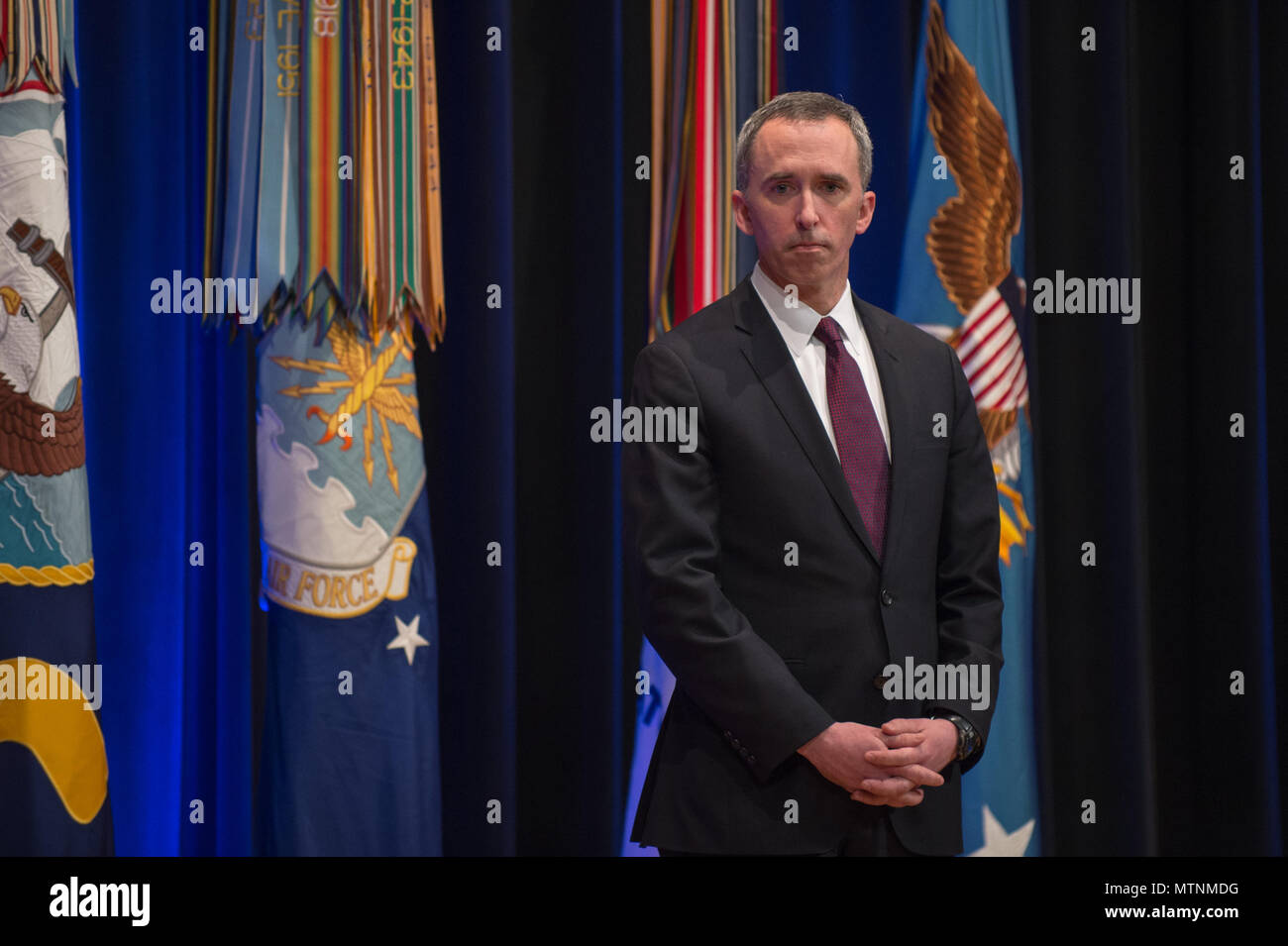 Defense Secretary Ash Carter recognizes the Under Secretary of Defense ...