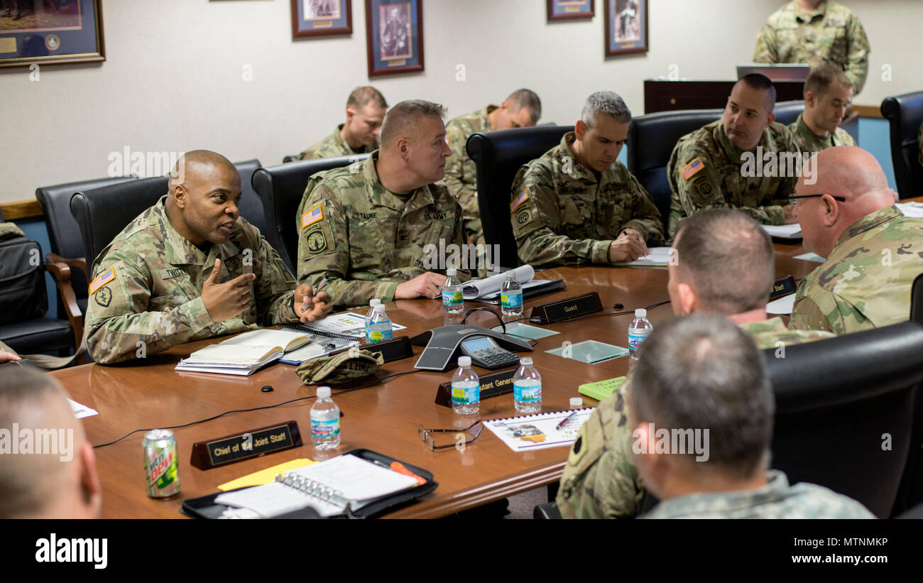 Lt. Gen. Stephen M. Twitty, Commanding General of the First Army met ...