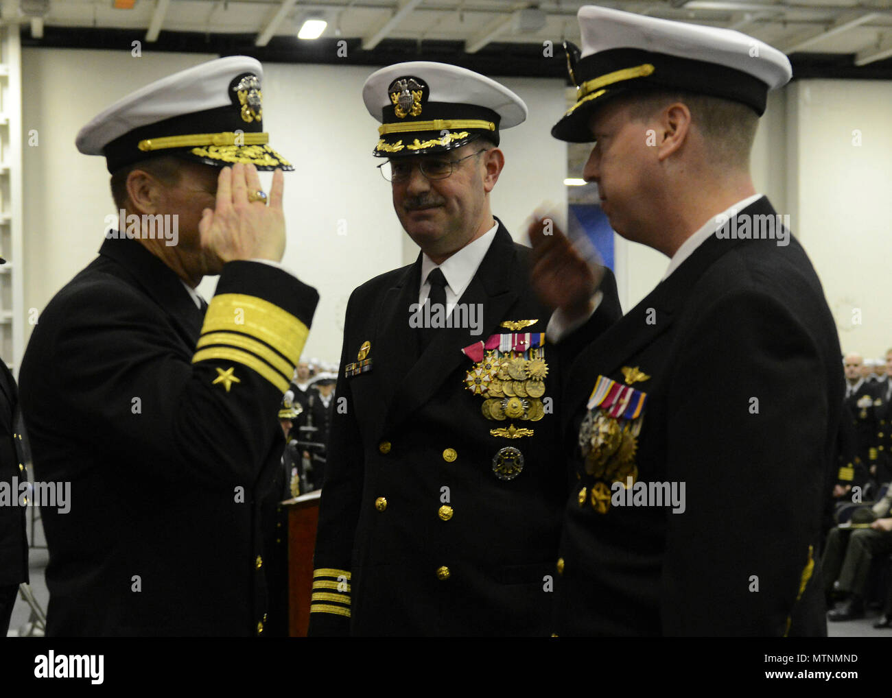 NAVAL BASE KITSAP-BREMERTON, Wash. (Jan. 12, 2017) – Capt. Kevin Lenox ...