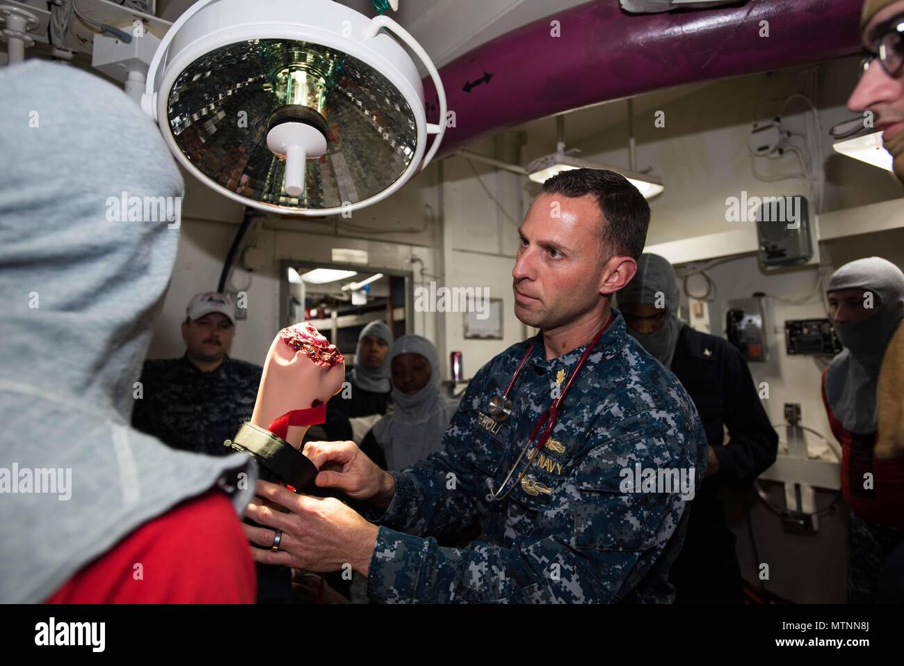 170110-N-AD499-029 SAN DIEGO (Jan. 10, 2017) Lt. Michael Feroli ...