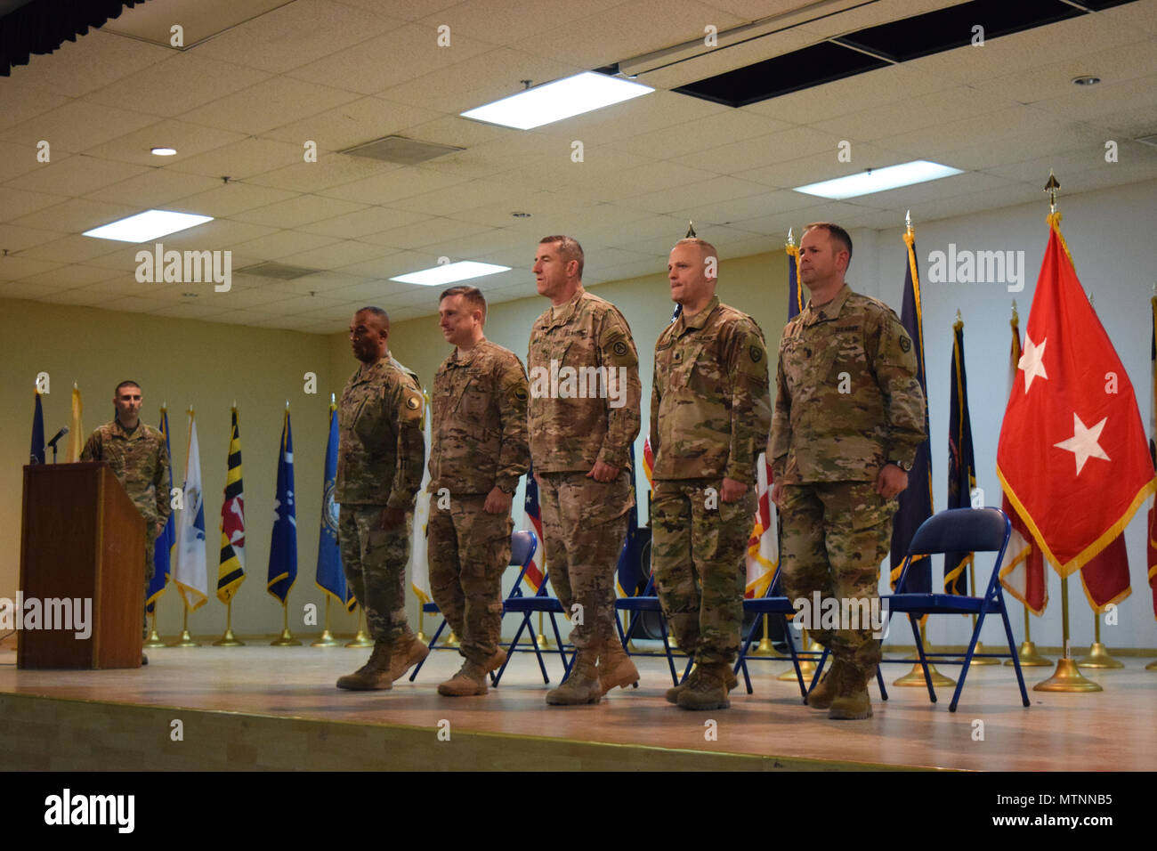 Command Sgt. Maj. Ronald Howell, command sergeant major of the 116th ...