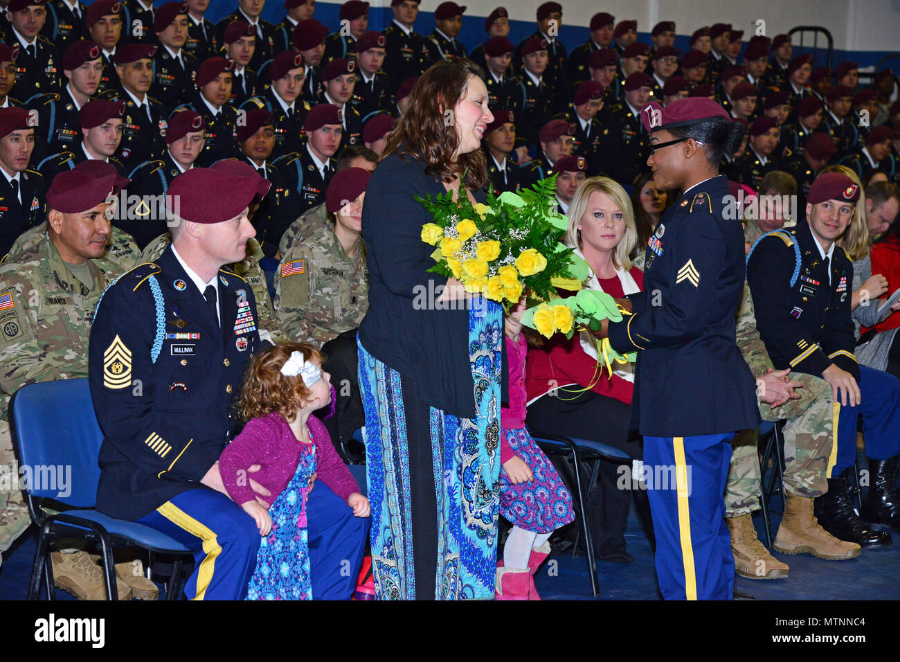 Mrs. Kate Mullinax, wife of incoming Command Sgt. Maj Christopher L ...