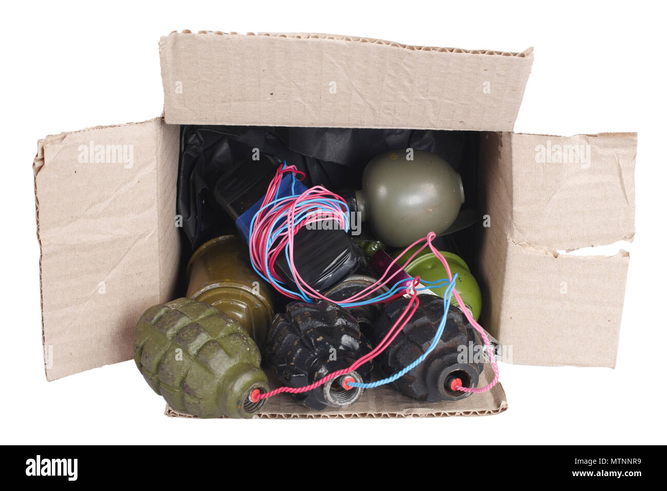 IED - Mailbomb (Improvised Explosive Device in mailbox Stock Photo - Alamy