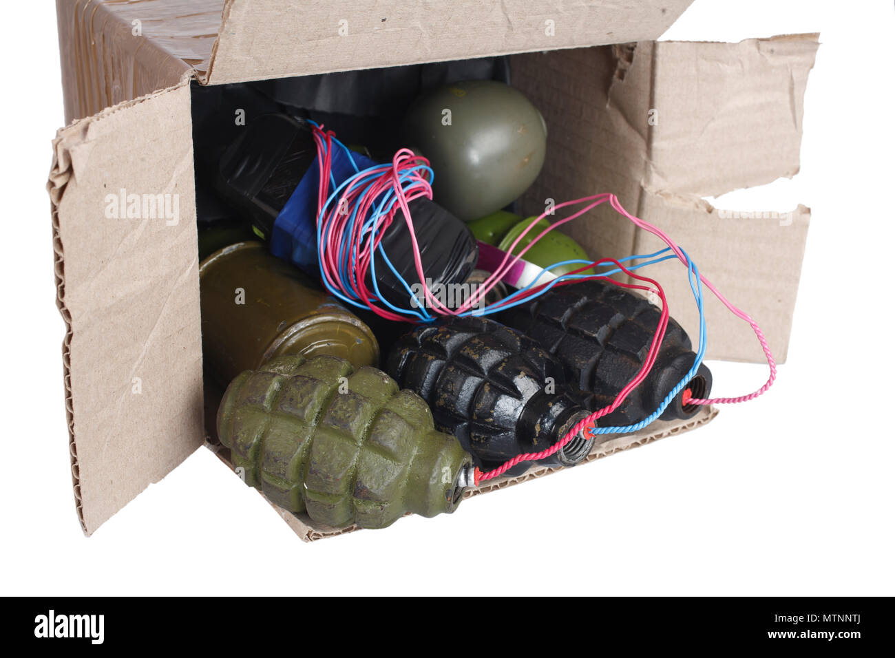 IED - Mailbomb (Improvised Explosive Device in mailbox Stock Photo - Alamy