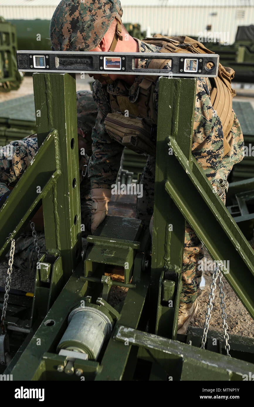 U.S. Marine Corps Cpl. Nathaniel Rockford, Combat Engineer, Bridge ...