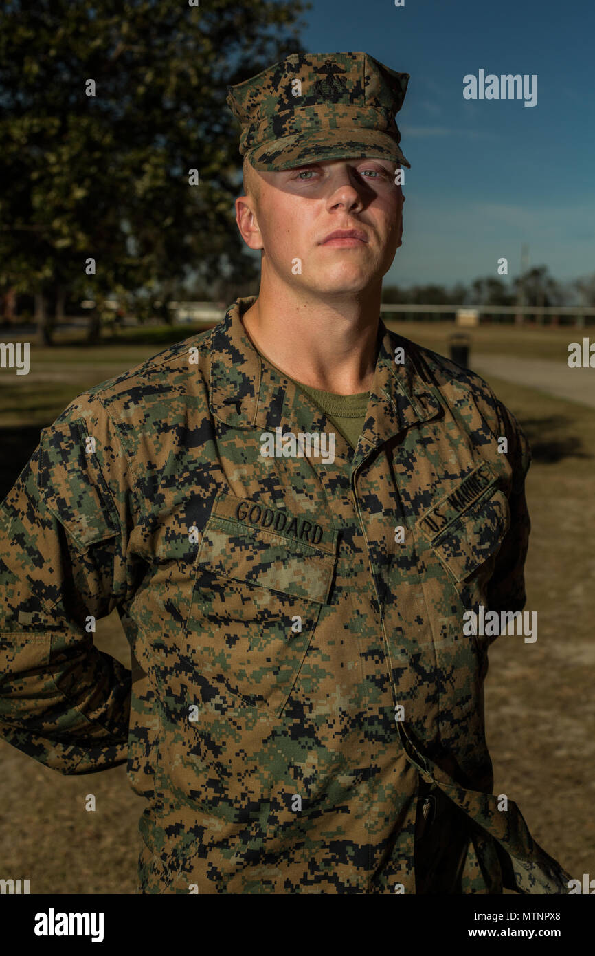 Pfc. Oliver W. Goddard, Platoon 2001, Fox Company, 2nd Recruit Training ...
