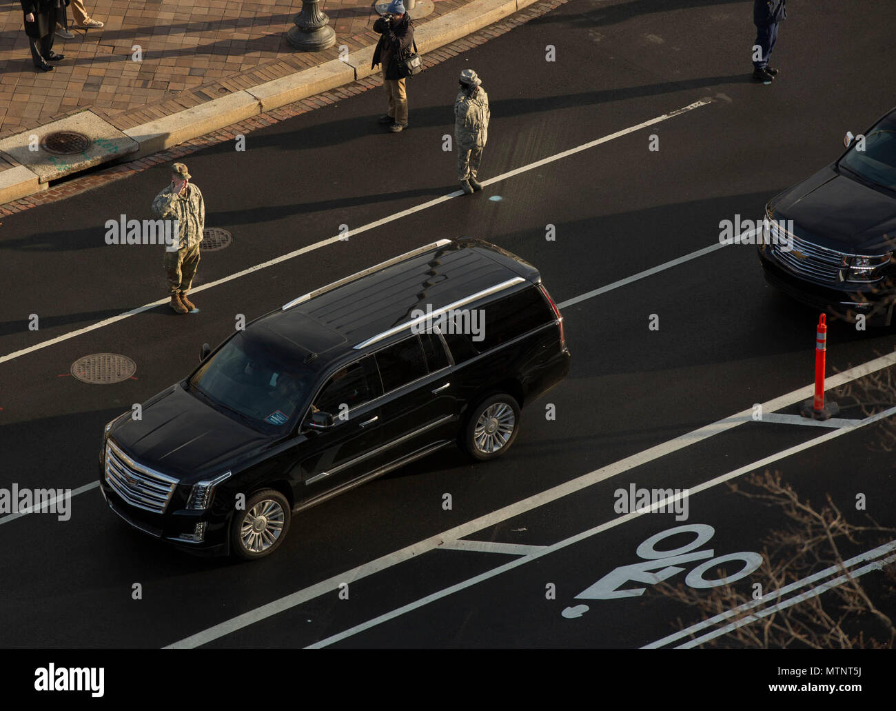 U.S. Military members of the Joint Cordon for the 58th Presidential ...