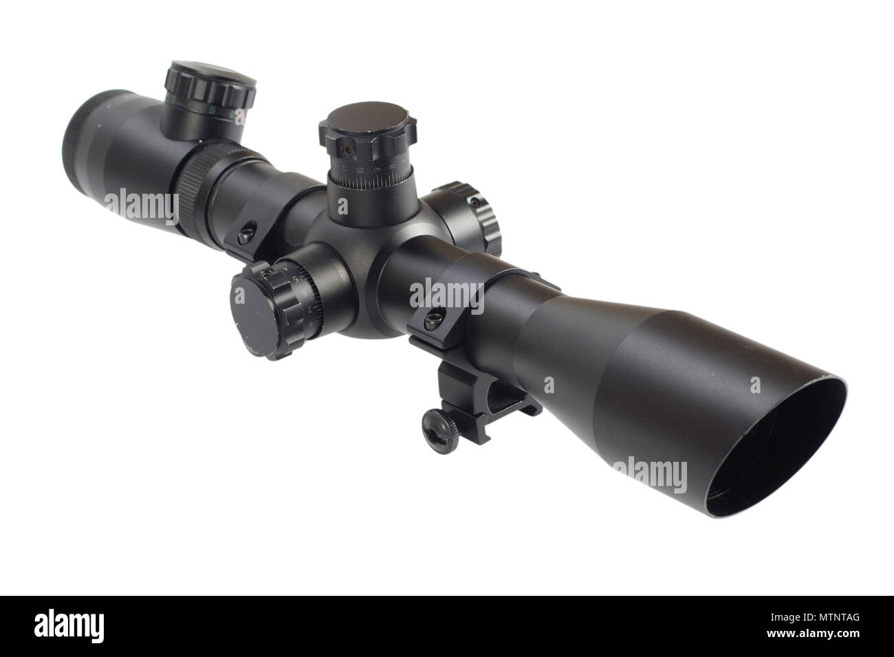 sniper scope isolated on white Stock Photo - Alamy